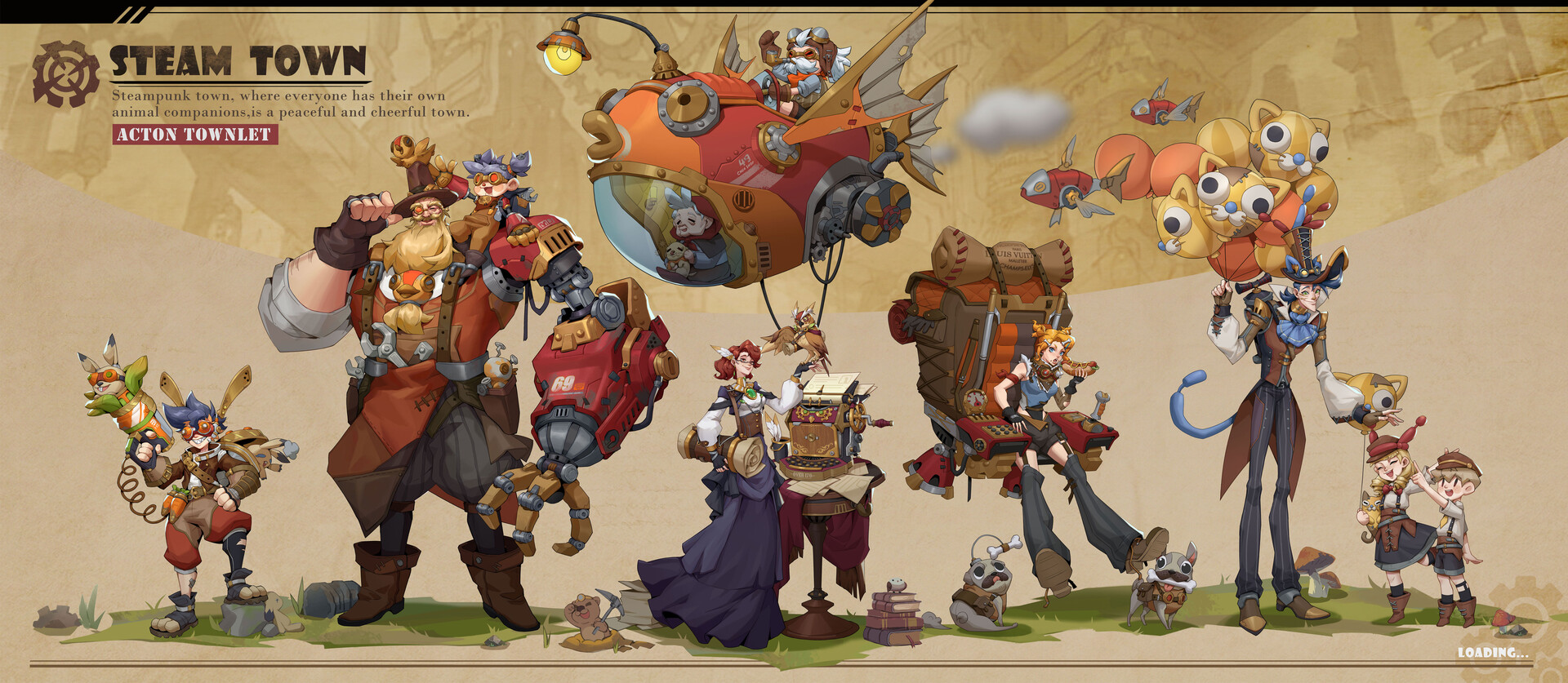 ArtStation - Steam town