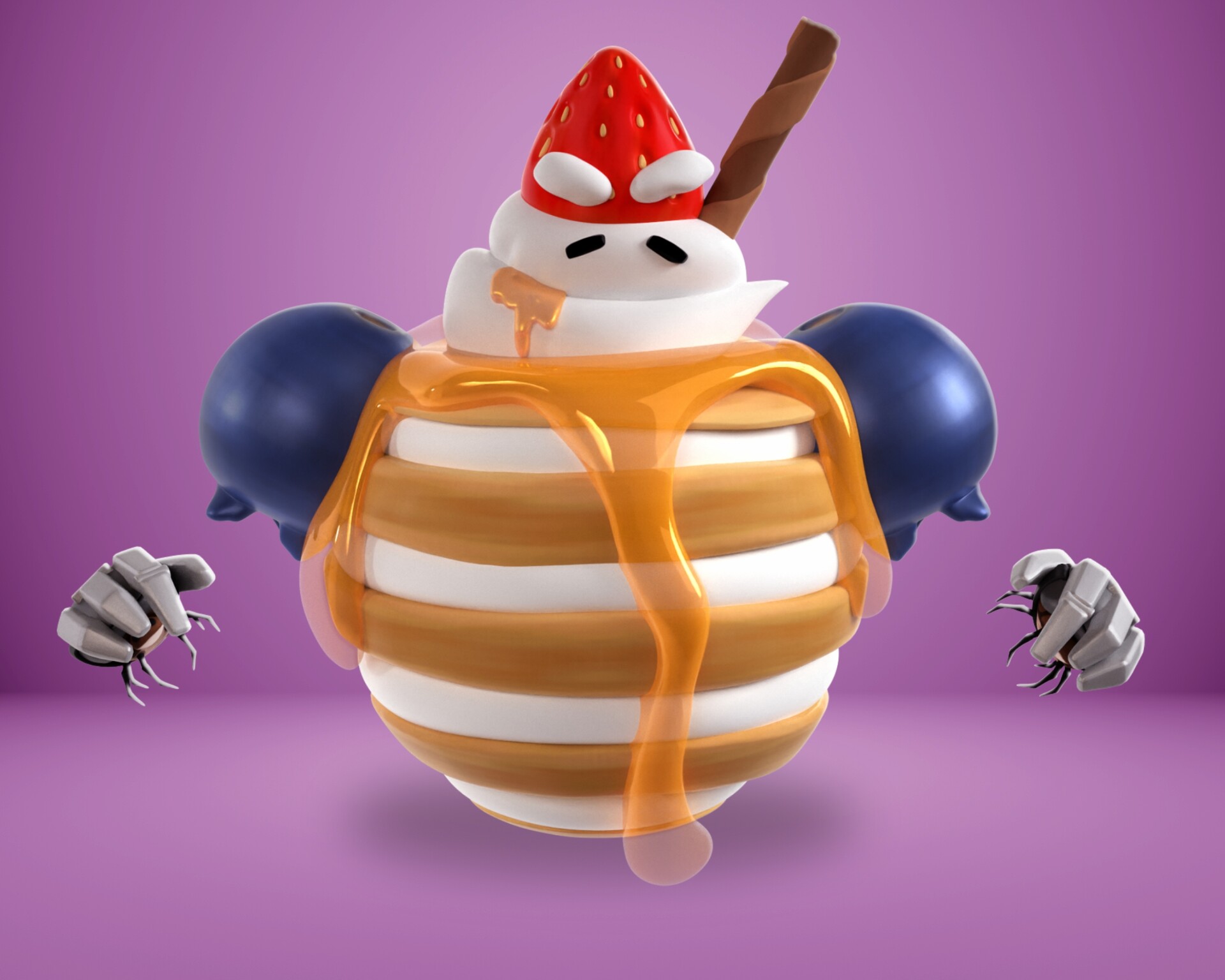 ArtStation - Waffle skin for Wadality VR