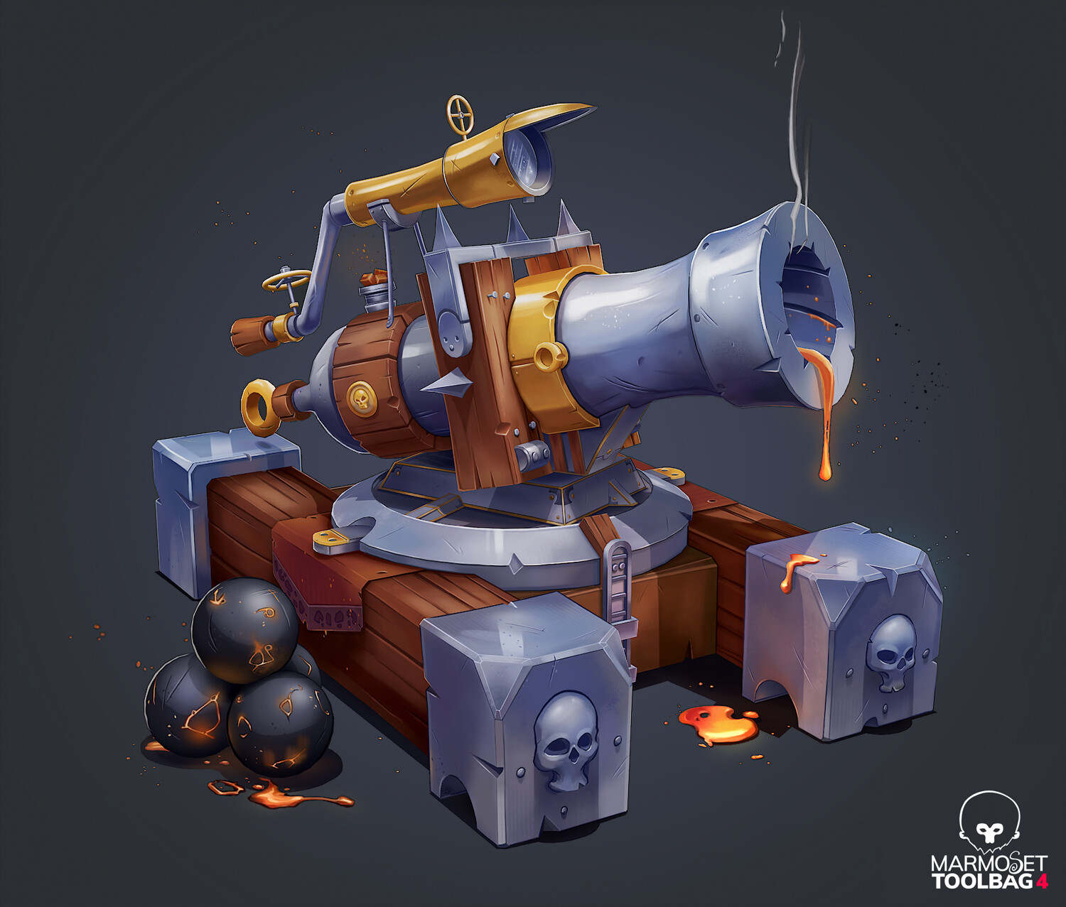 ArtStation - Lava Cannon