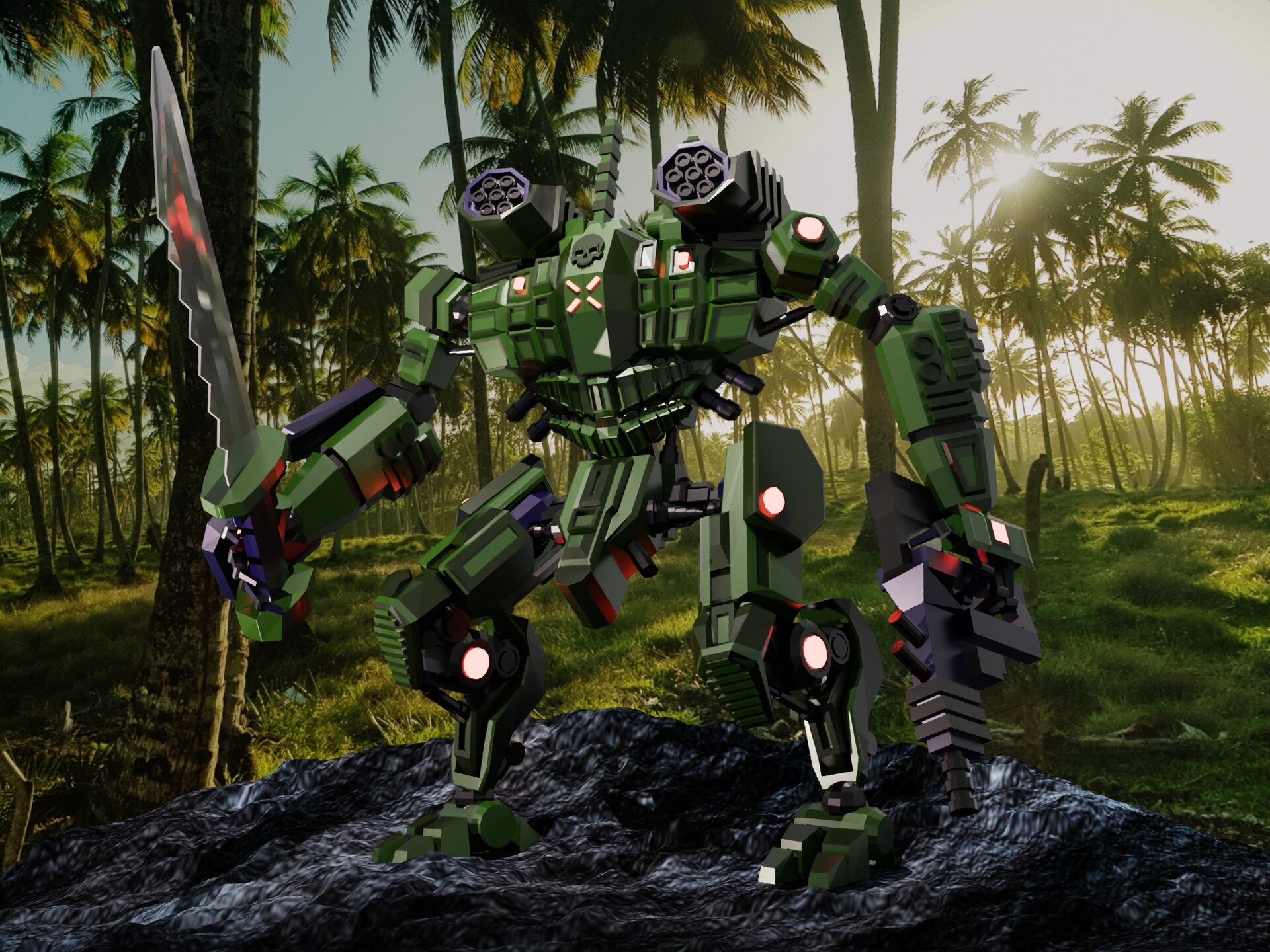 ArtStation - Jungle Bot