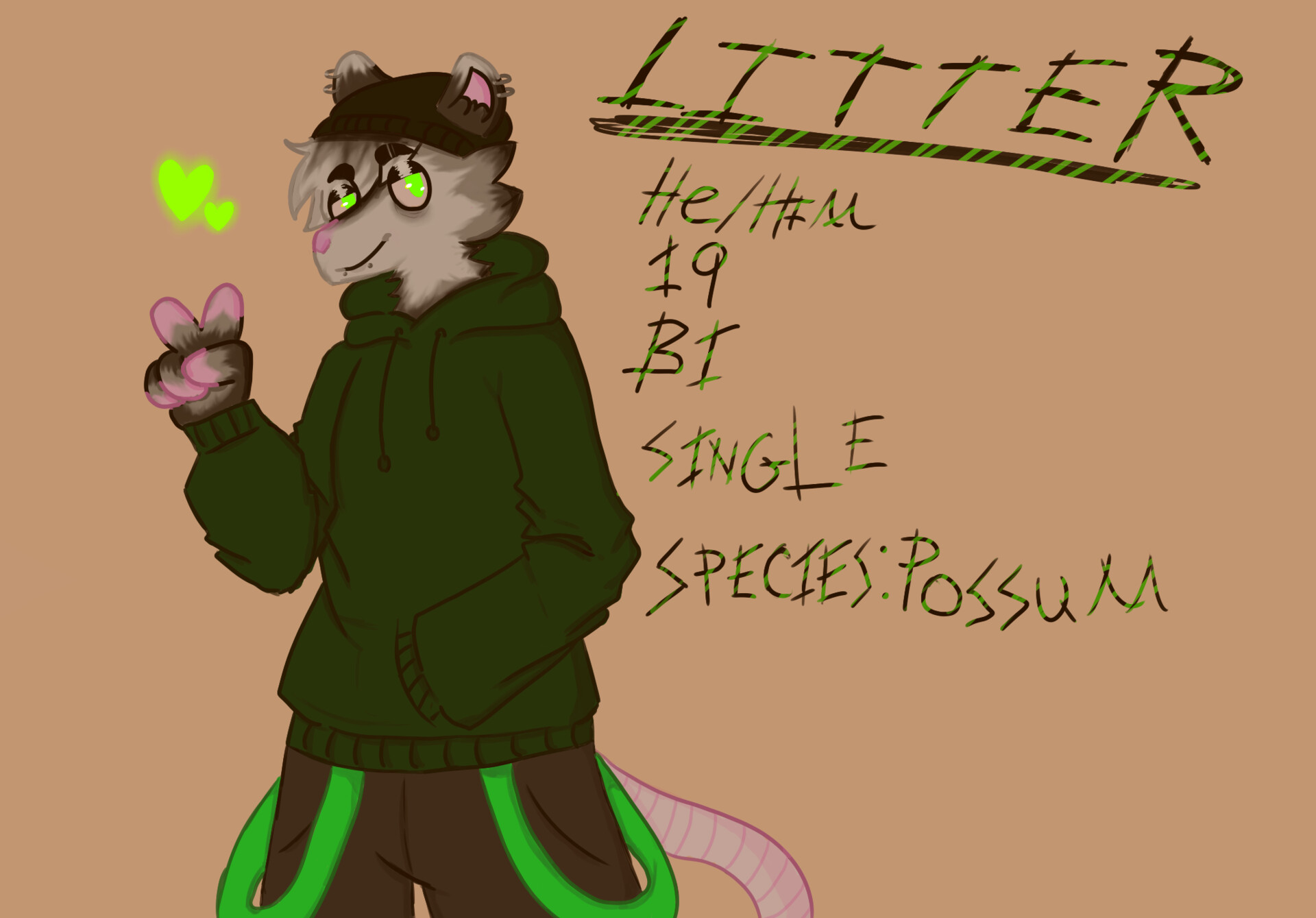 ArtStation - opossum character