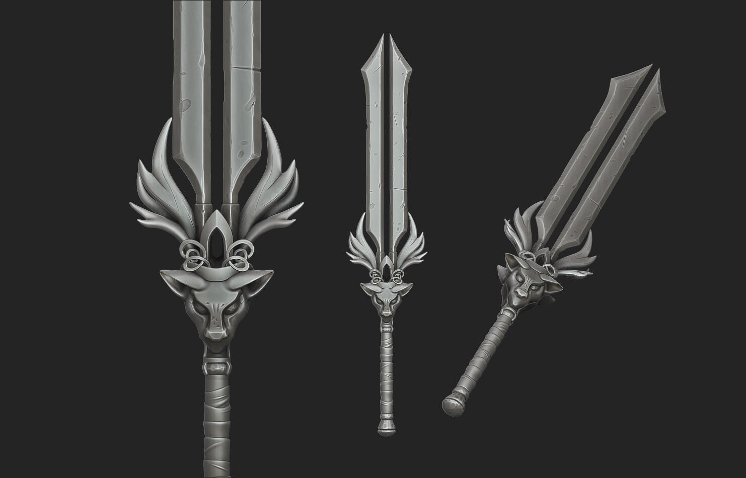 Vlada Protastchik - Stylized Medieval Weapon (final)