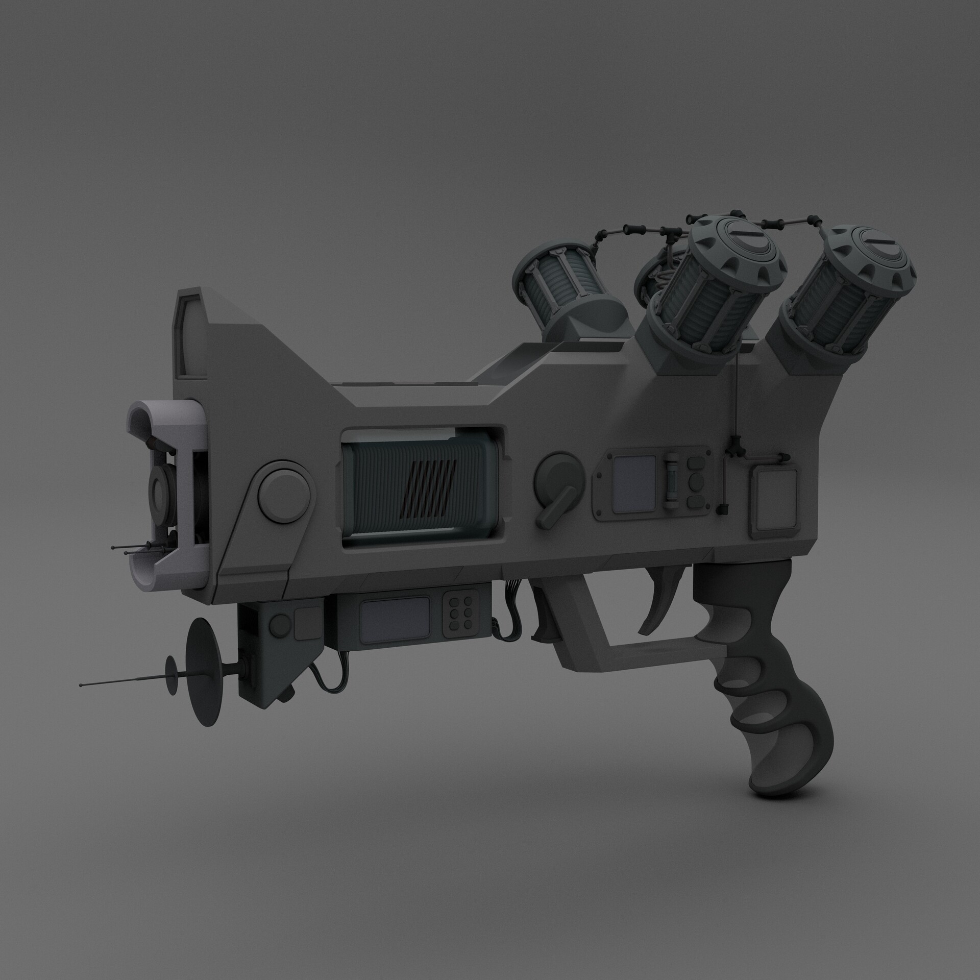 ArtStation - sifi-gun concept art