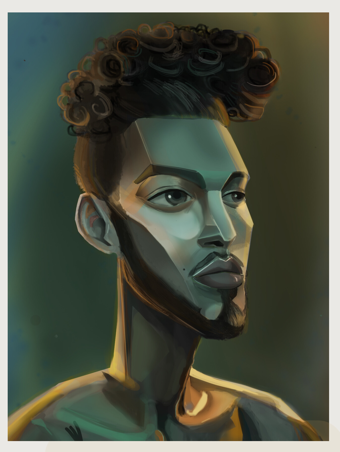 ArtStation - Stylized Men portrait