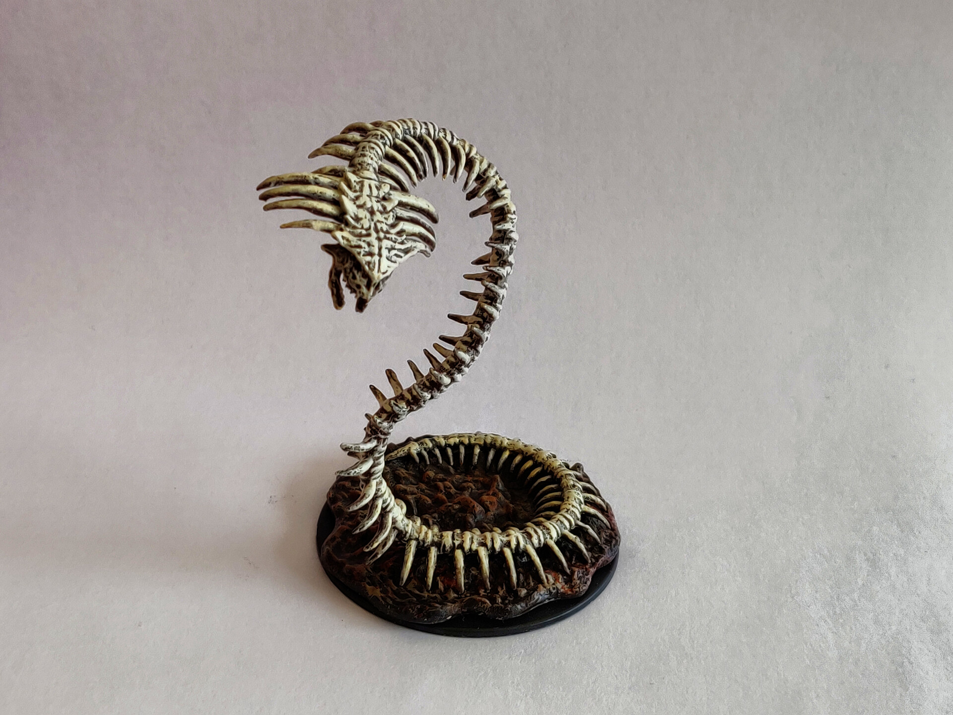 Savirox - Bone Naga - Dnd Hand Painted Figurine