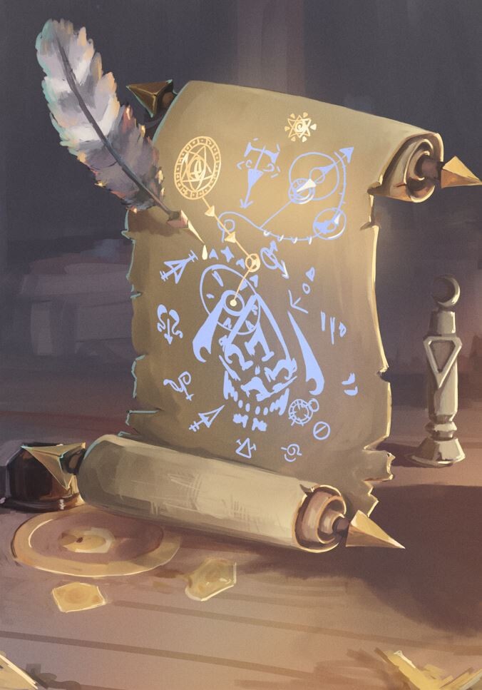 ArtStation - Old Scroll Paper Props