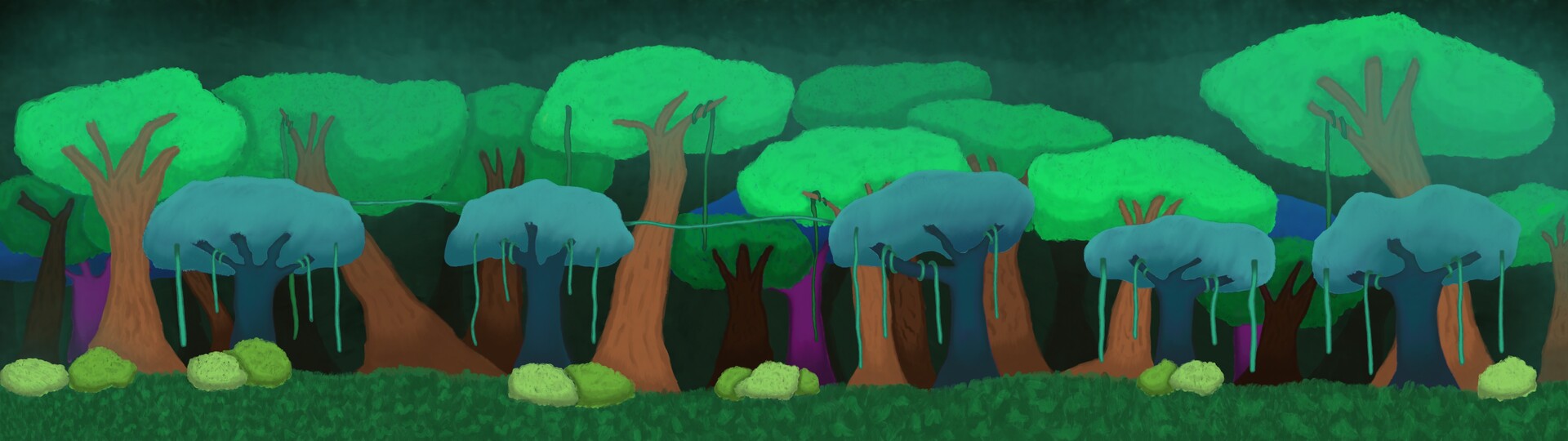 ArtStation - Cyber Forest