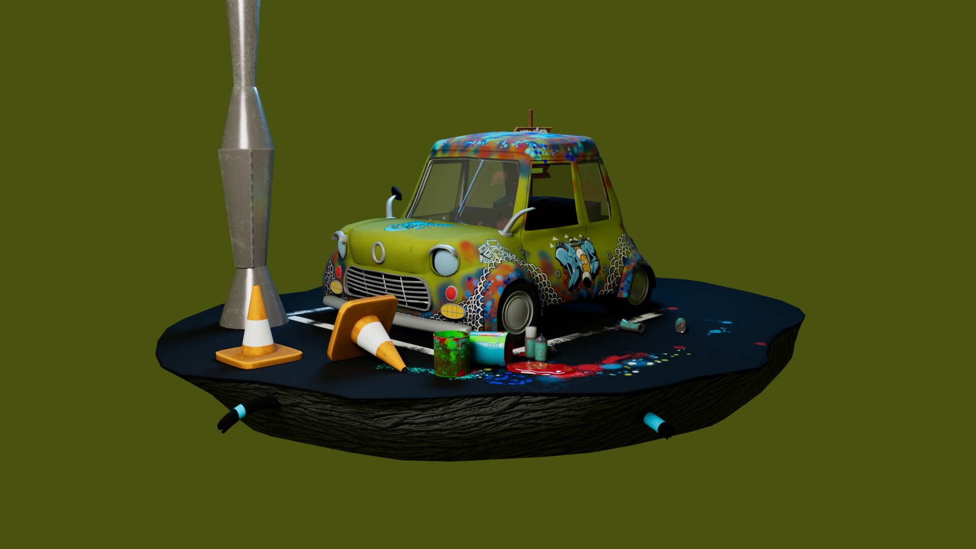 ArtStation - Cartoon Car