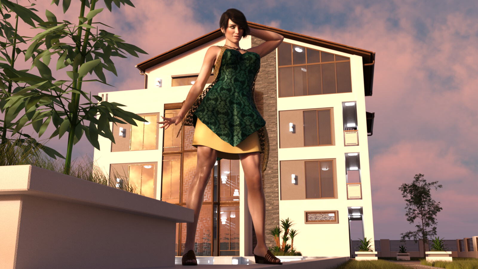 Pantsmaster - Lilly by the pool