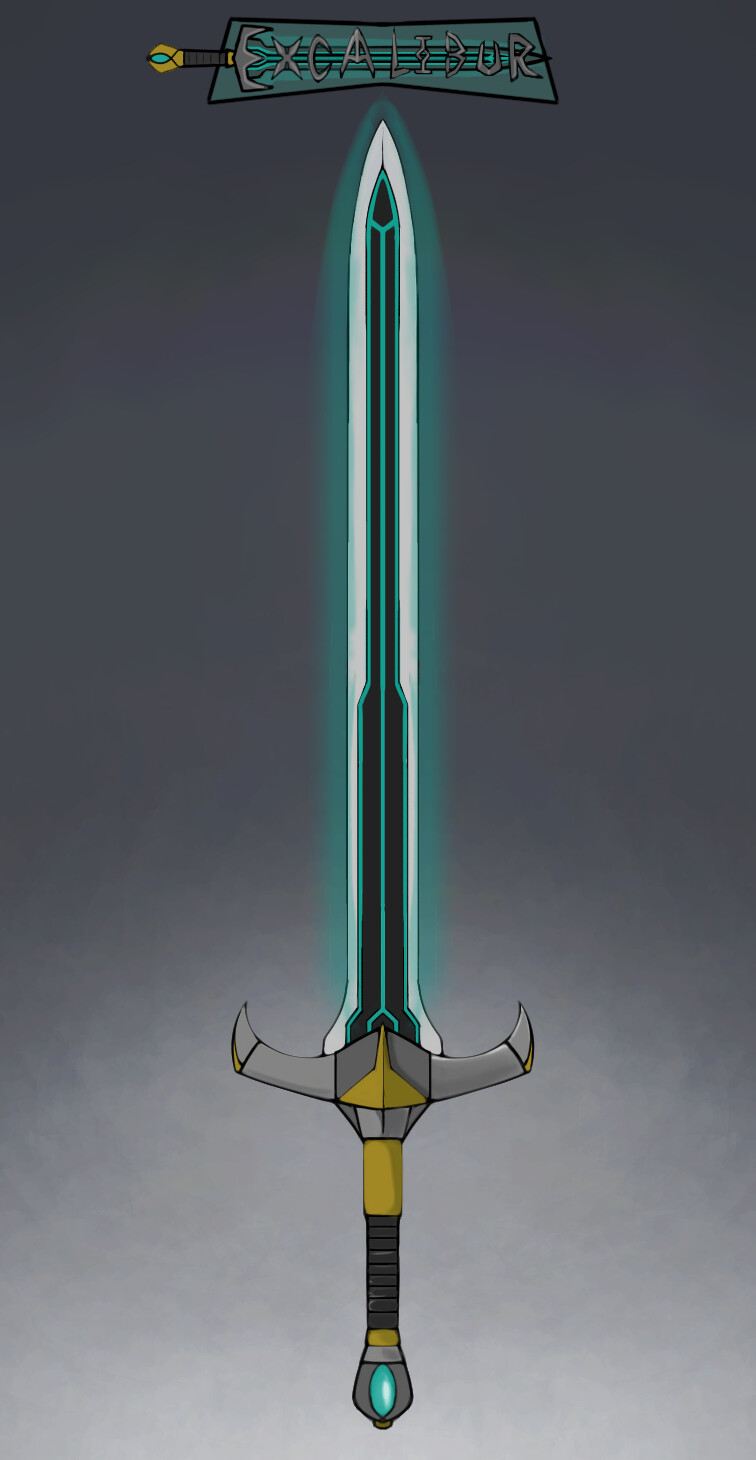 ArtStation - Excalibur Inspired by God of War