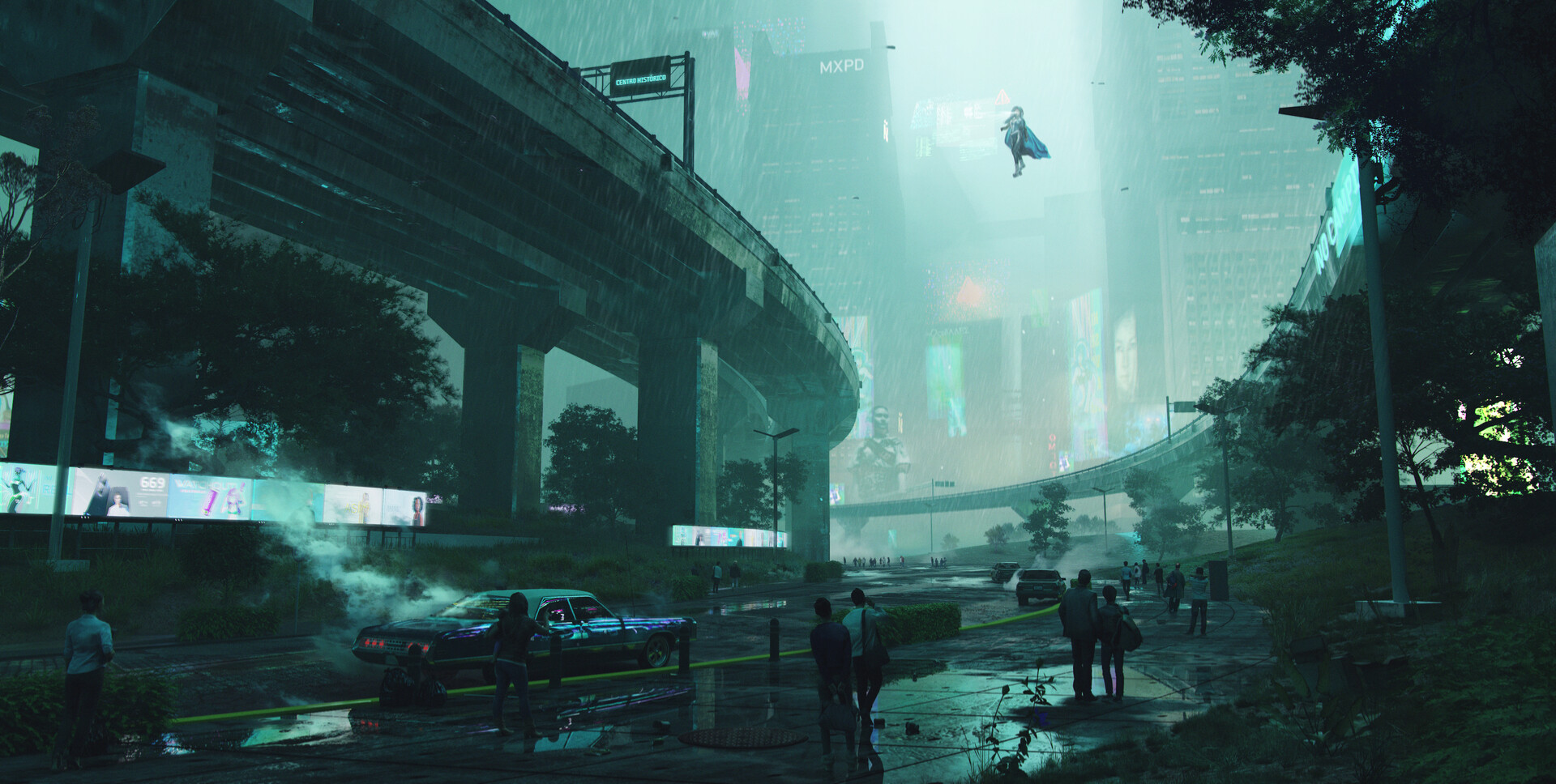 ArtStation - rain memories