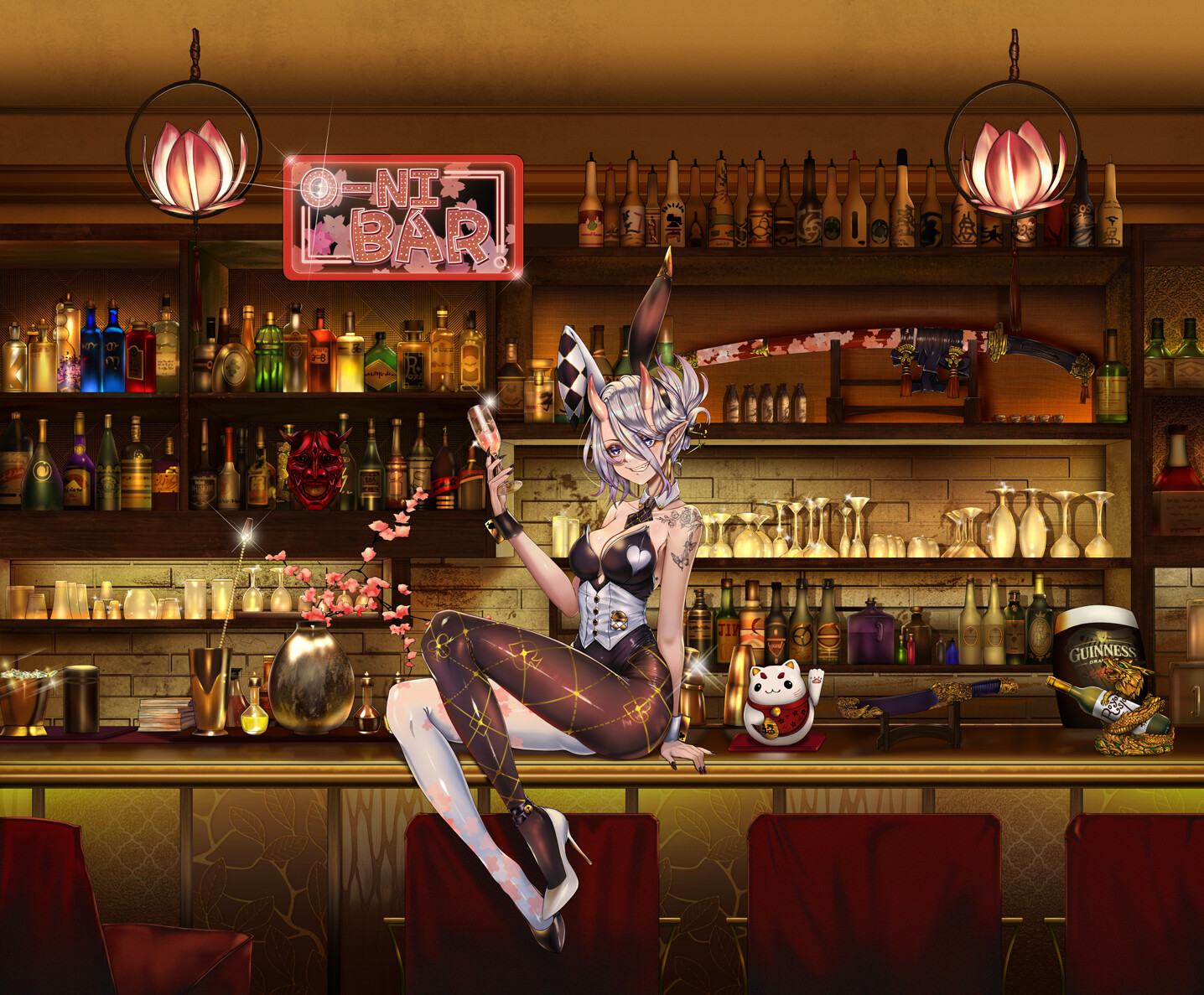 ArtStation - Oni Bunny Girl