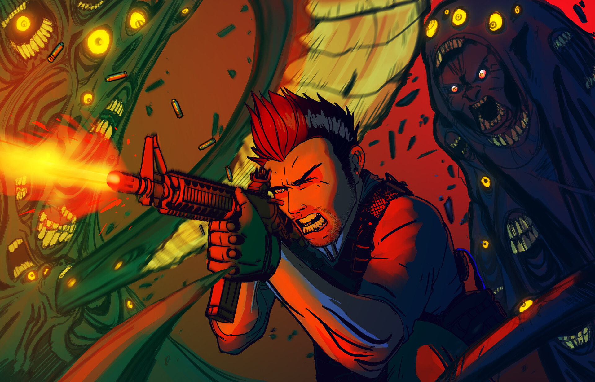 ArtStation - Monster Attack