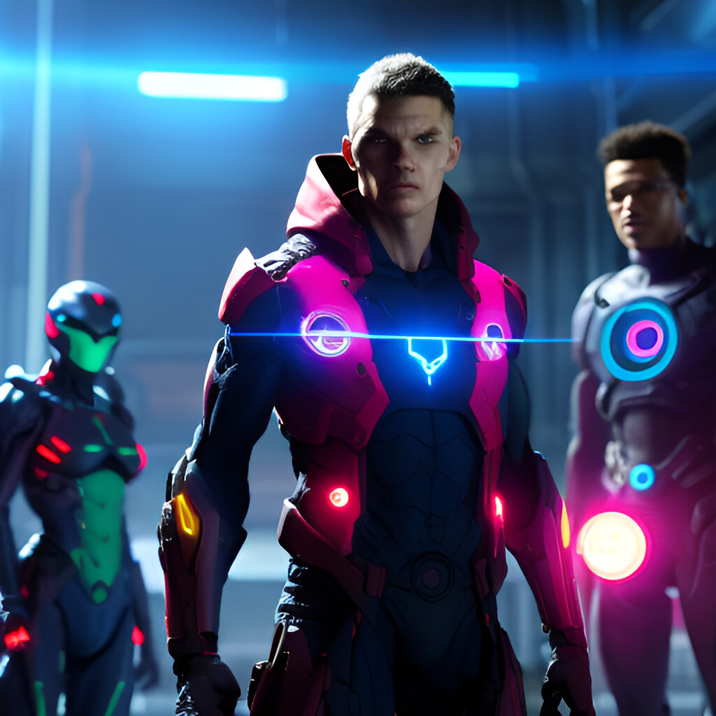 ArtStation - Futuristic Robin (Dick Grayson) - Teen titans (Postcyberpunk)