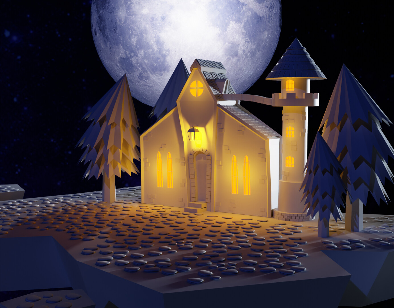 ArtStation - Moon House