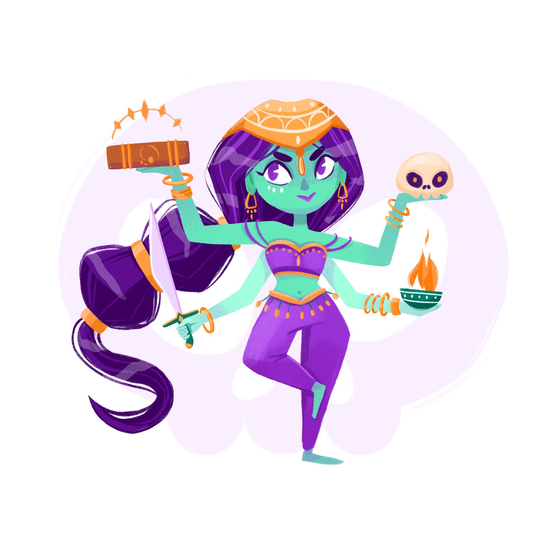 ArtStation - Character of Indian Deity