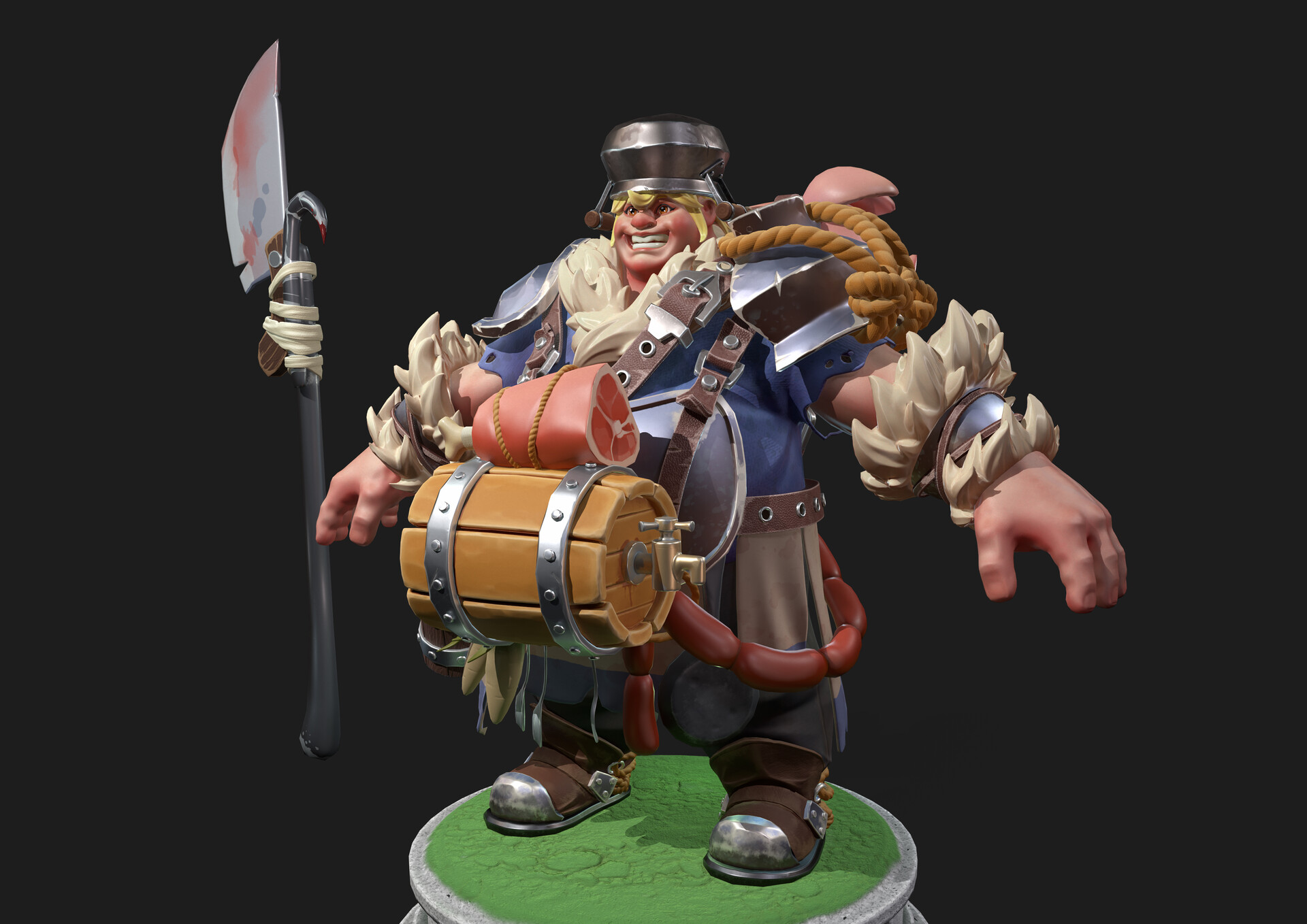 ArtStation - Chef Knight-Andrew (3D fanart )