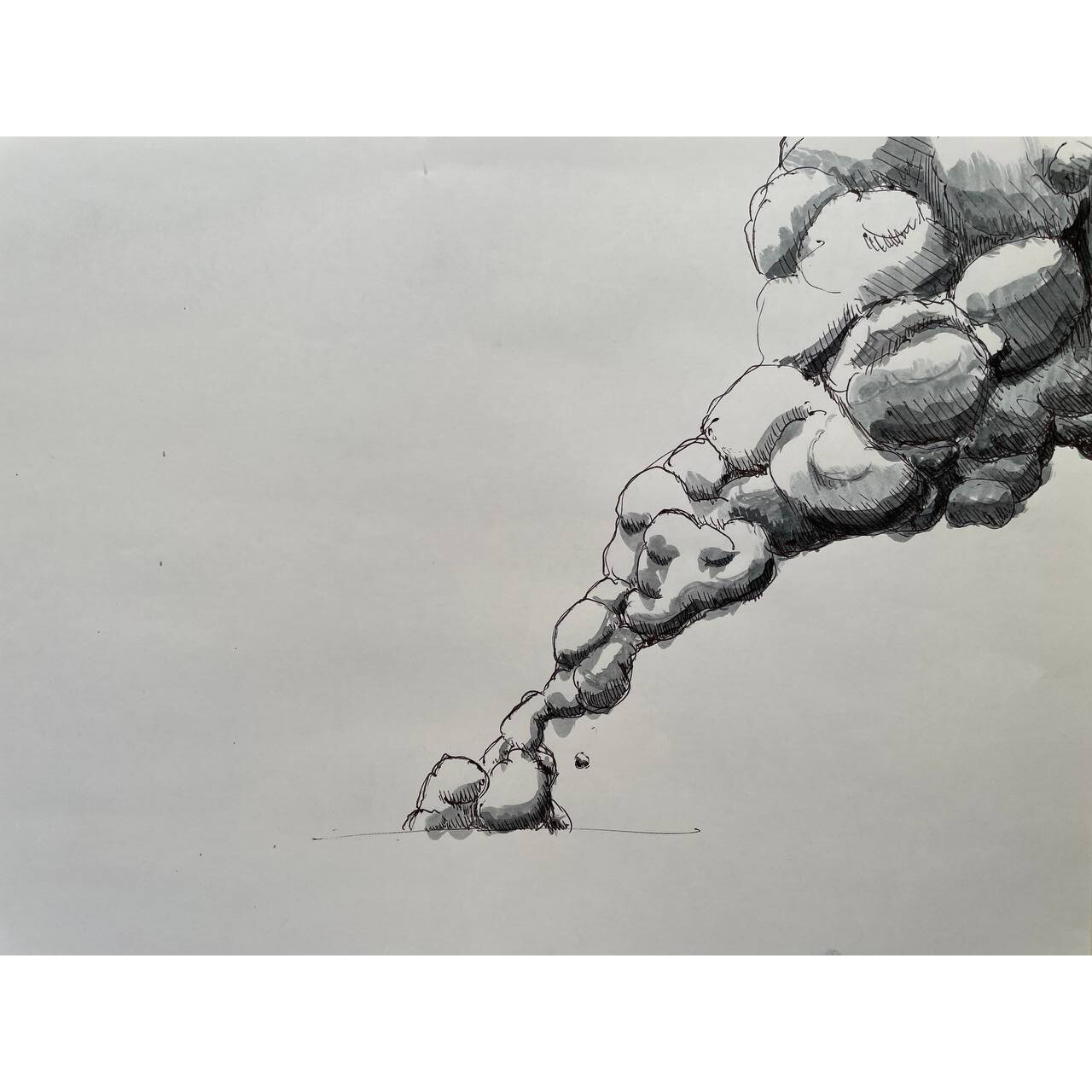 how to draw smoke with watercolor