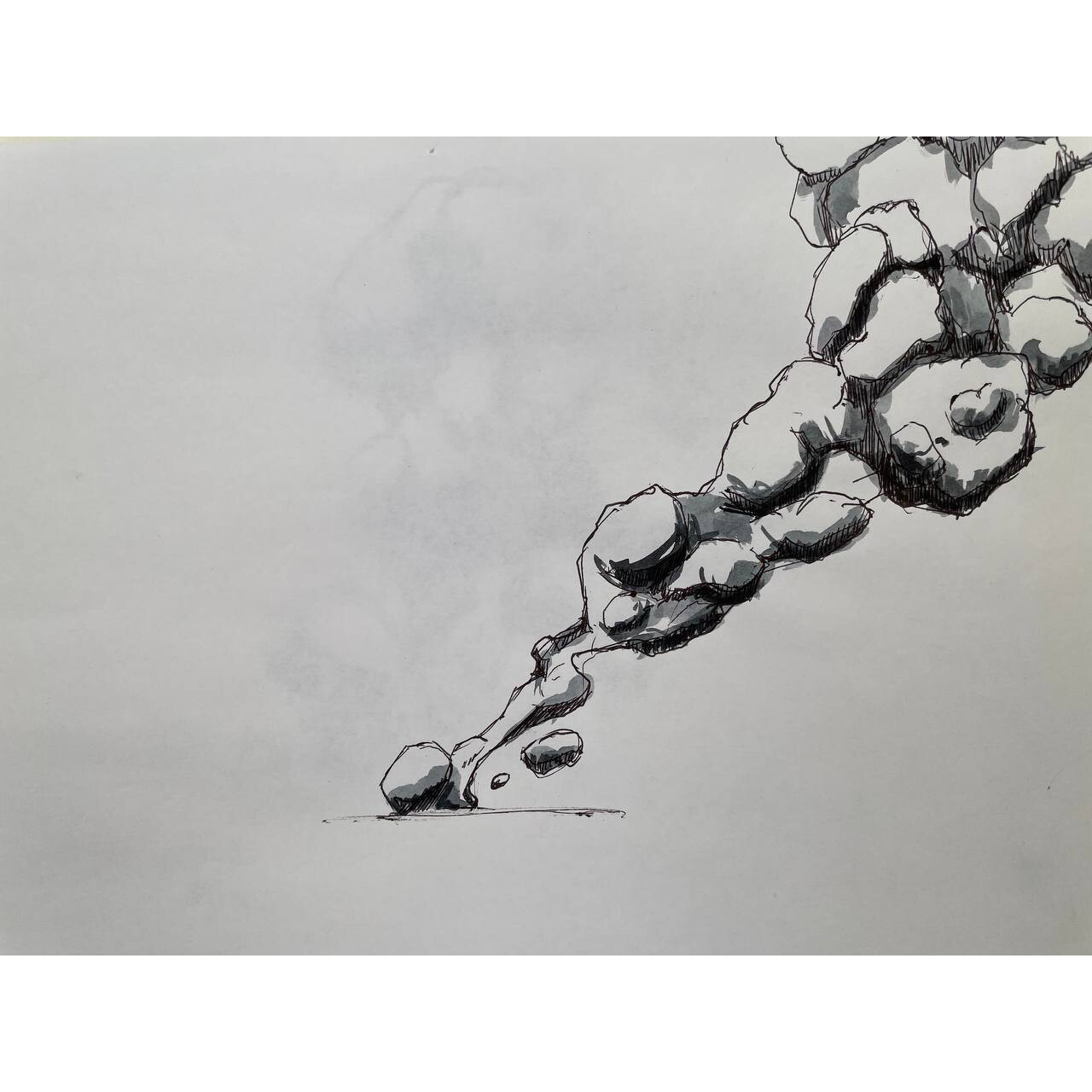 how to draw smoke with watercolor