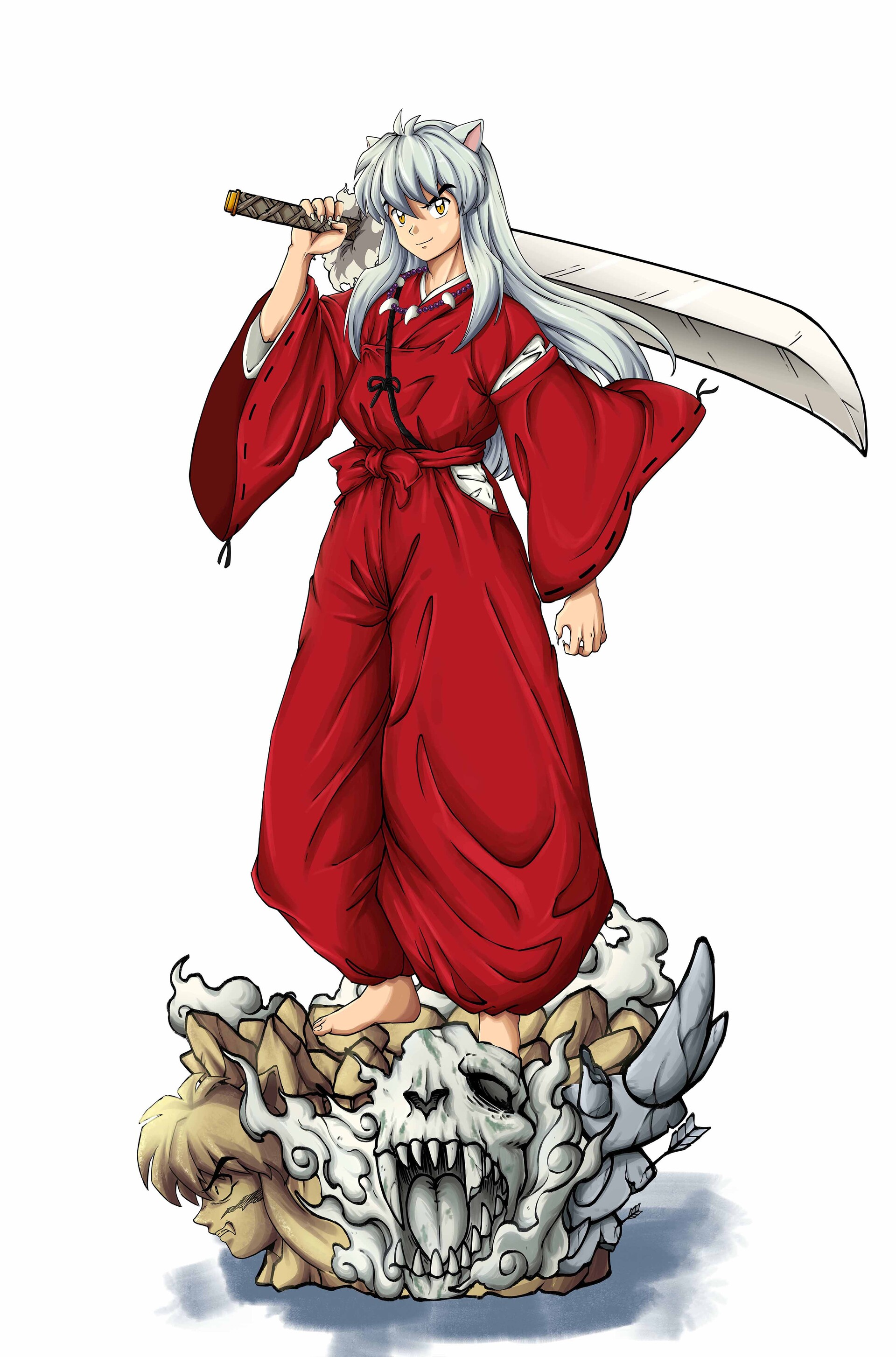 ArtStation - 犬夜叉GK雕像手办 Inuyasha