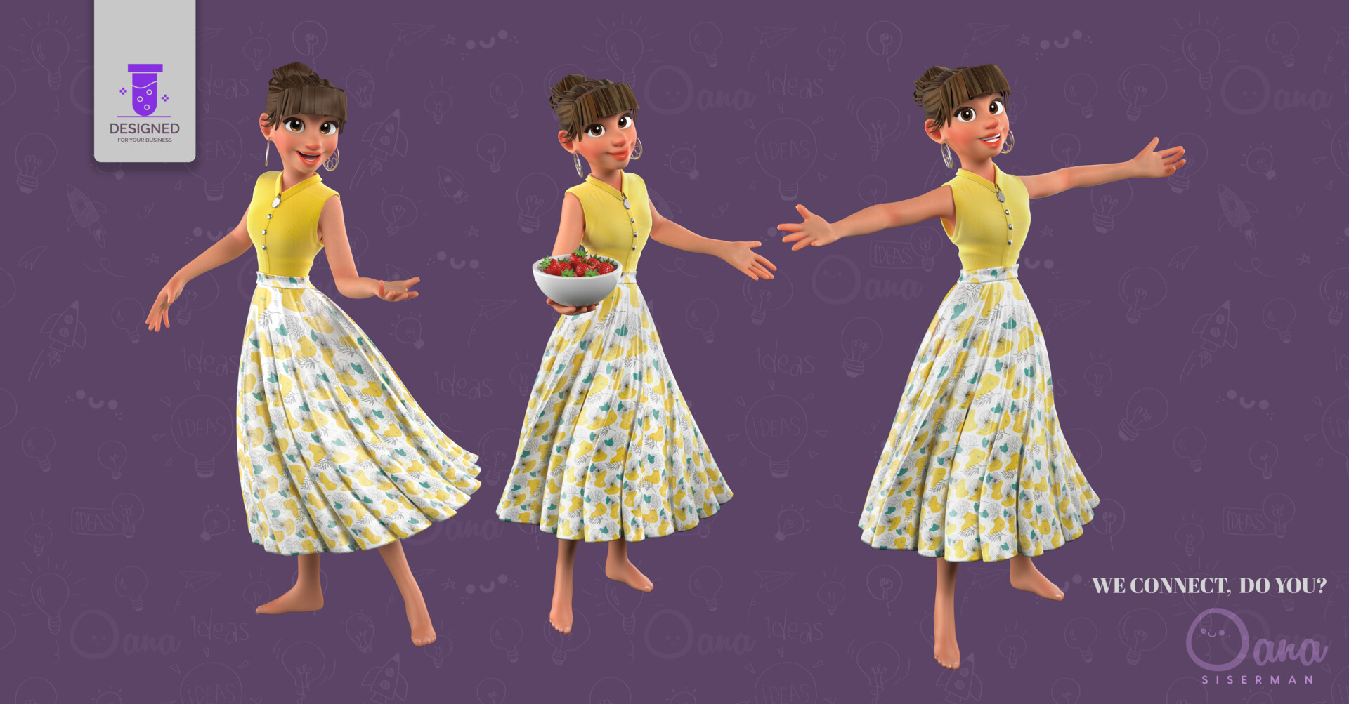 Oana Siserman - Brand Ambassador - Mascot Design