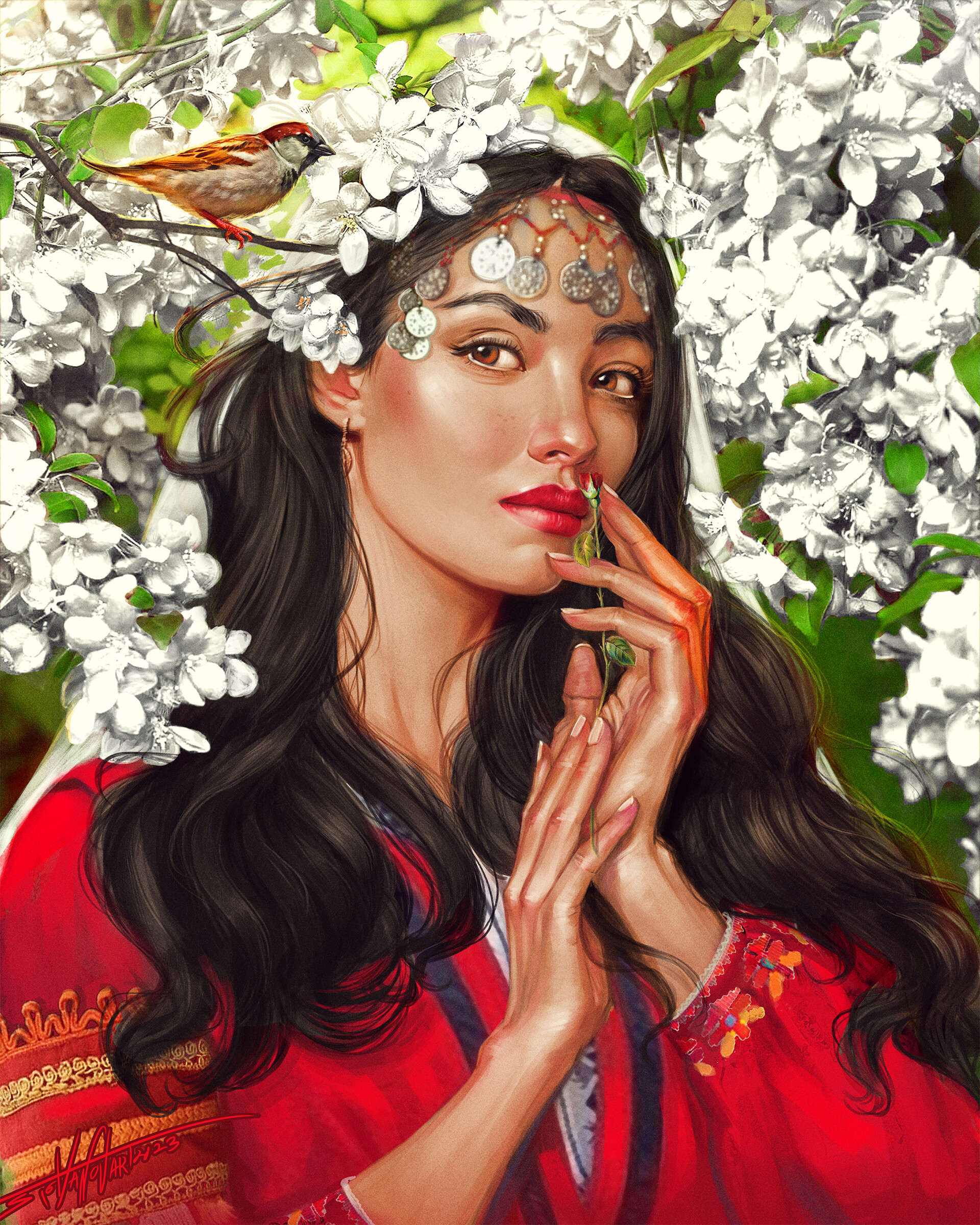 ArtStation - ,,A maiden in three colors''