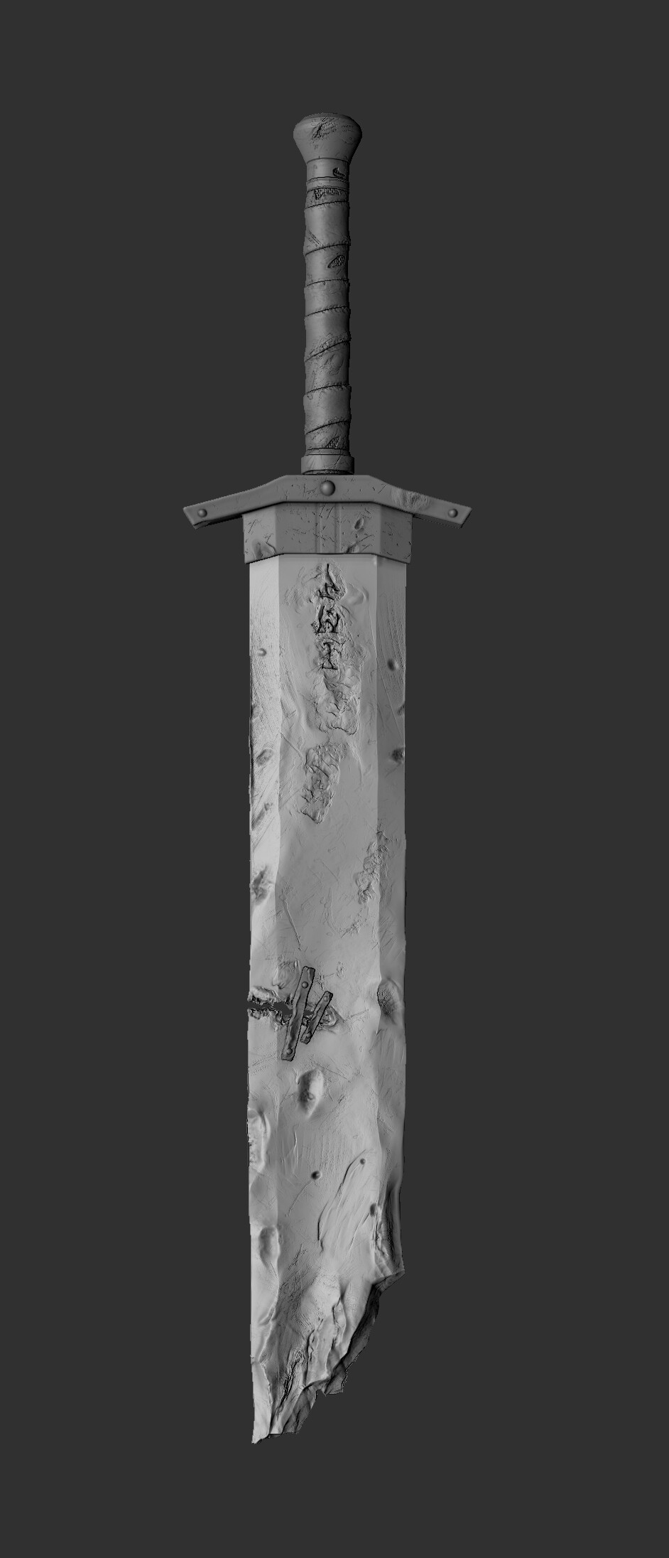 ArtStation - 13/3/23 damaged sword