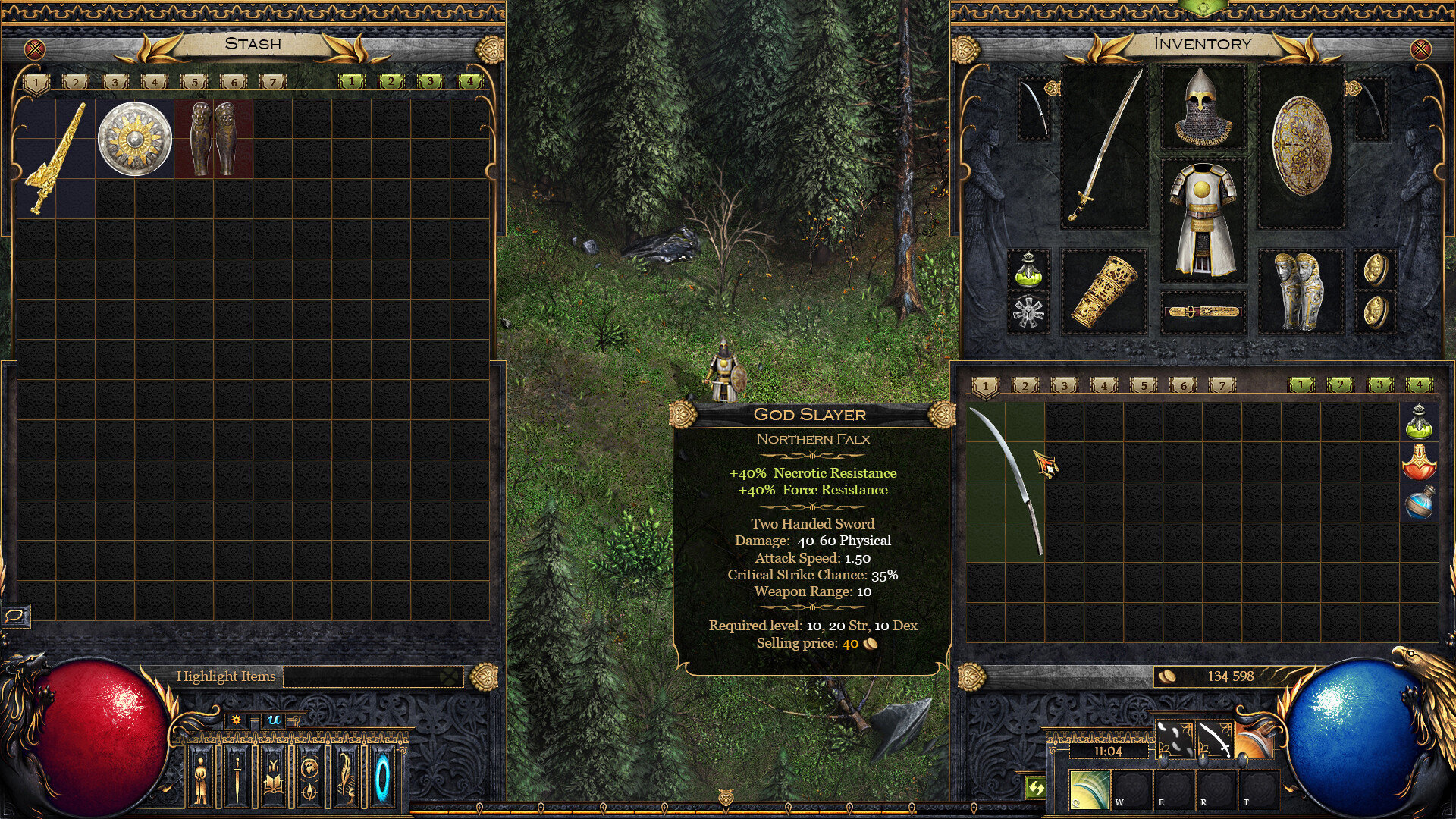 Naiden Romanov - ARPG UX/UI Design WIP