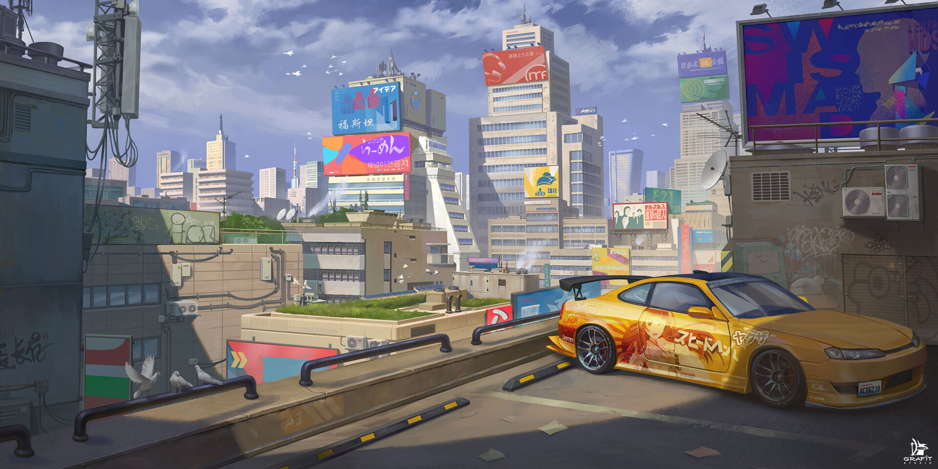 Japanese roof by Pavel Starikov : r/ImaginaryVehicles