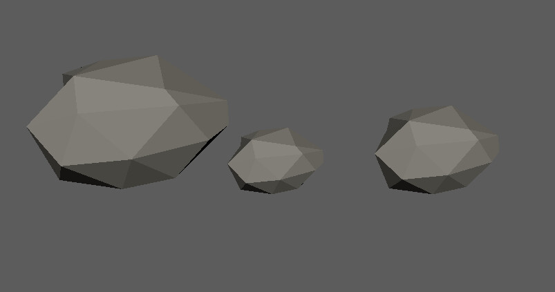 ArtStation - Low Poly Stones