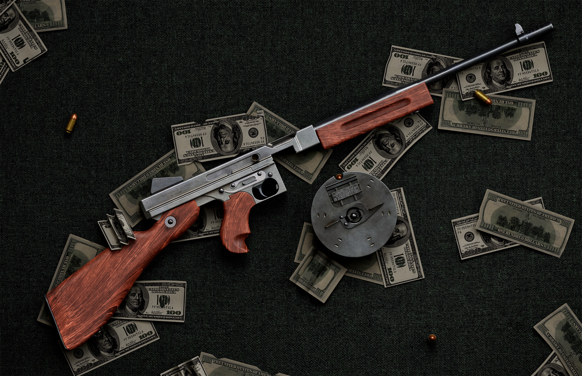 ArtStation - Thompson Submachine Gun