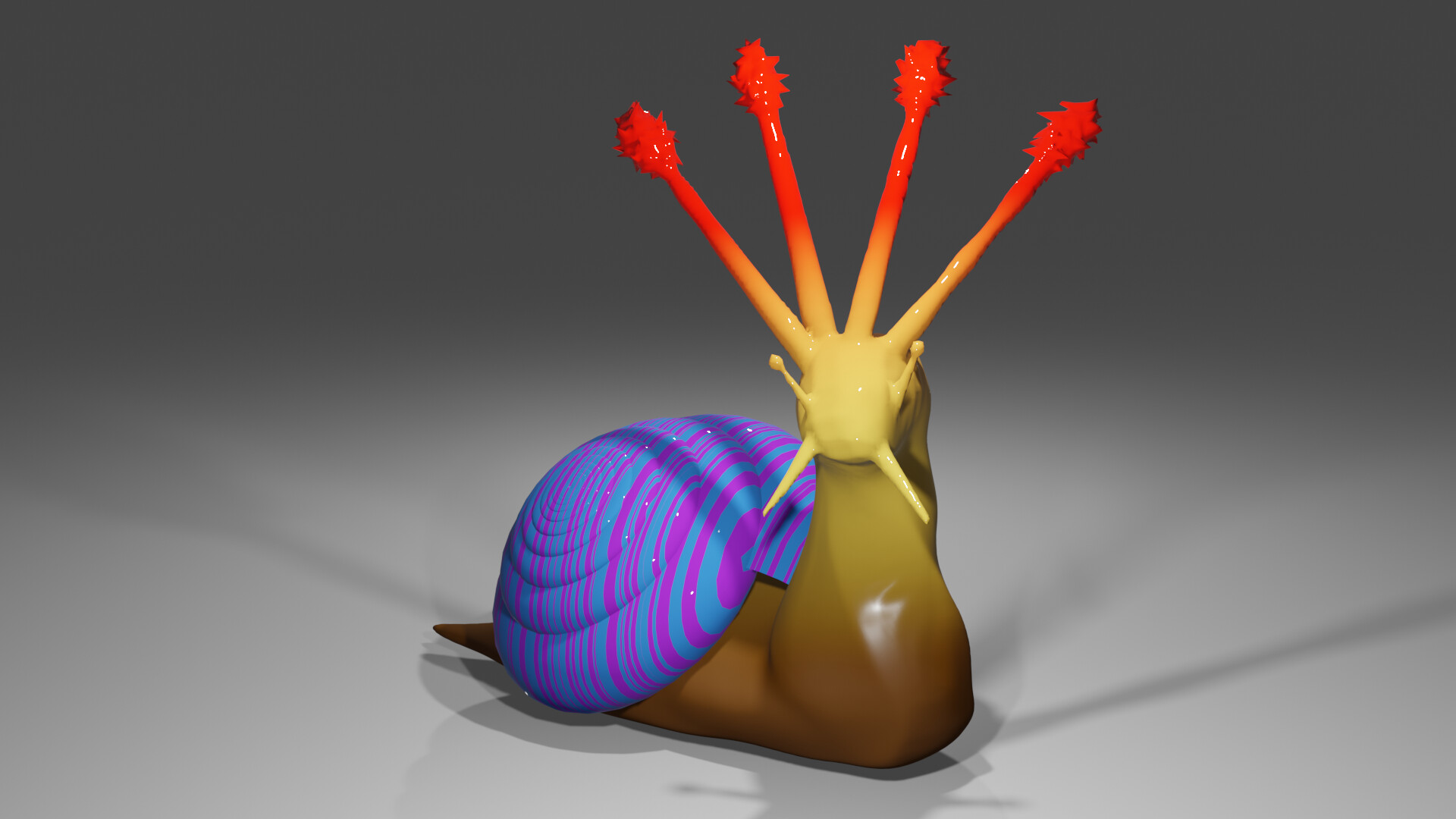 ArtStation - Snail Flail D&D Blender