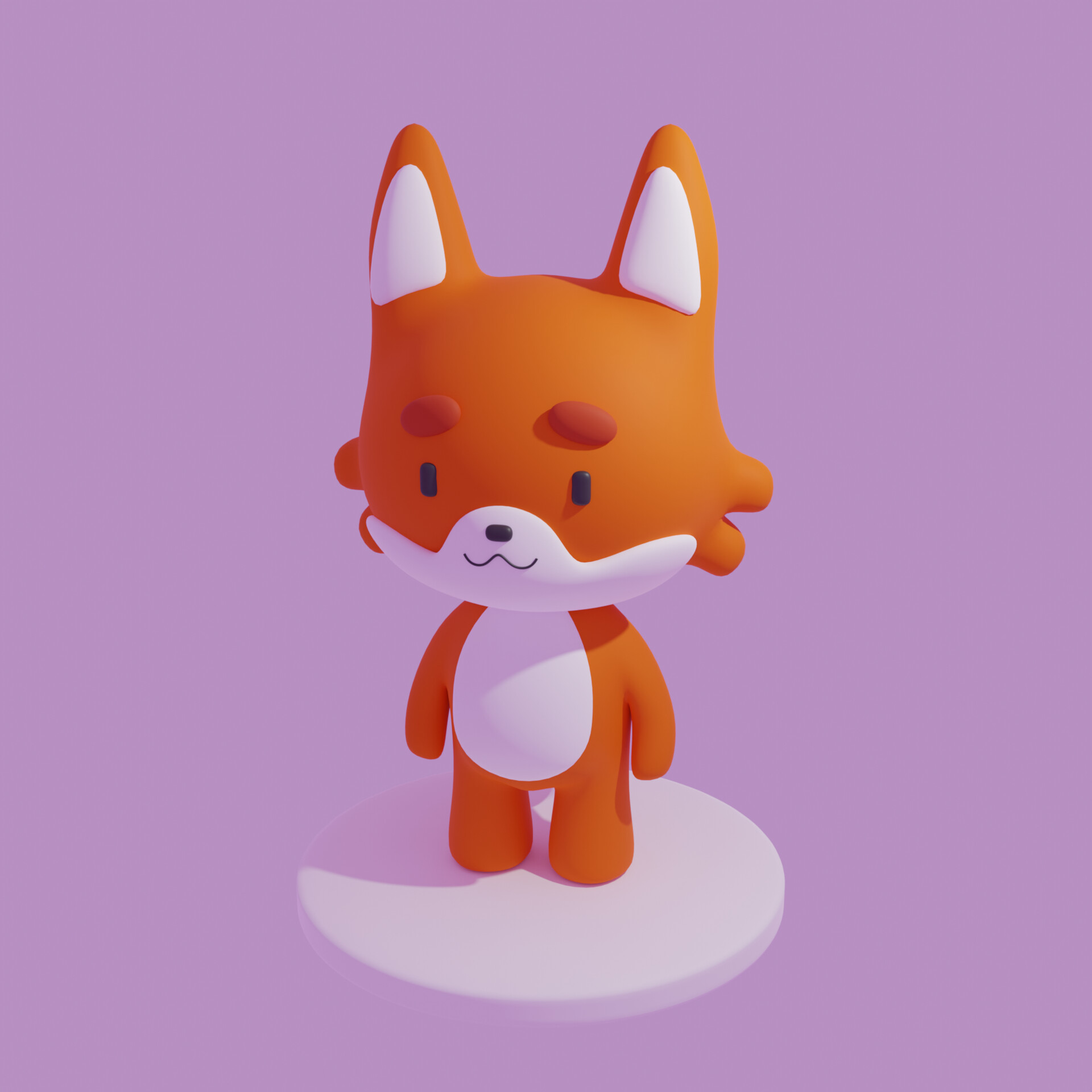 ArtStation - 3D Fox in Blender