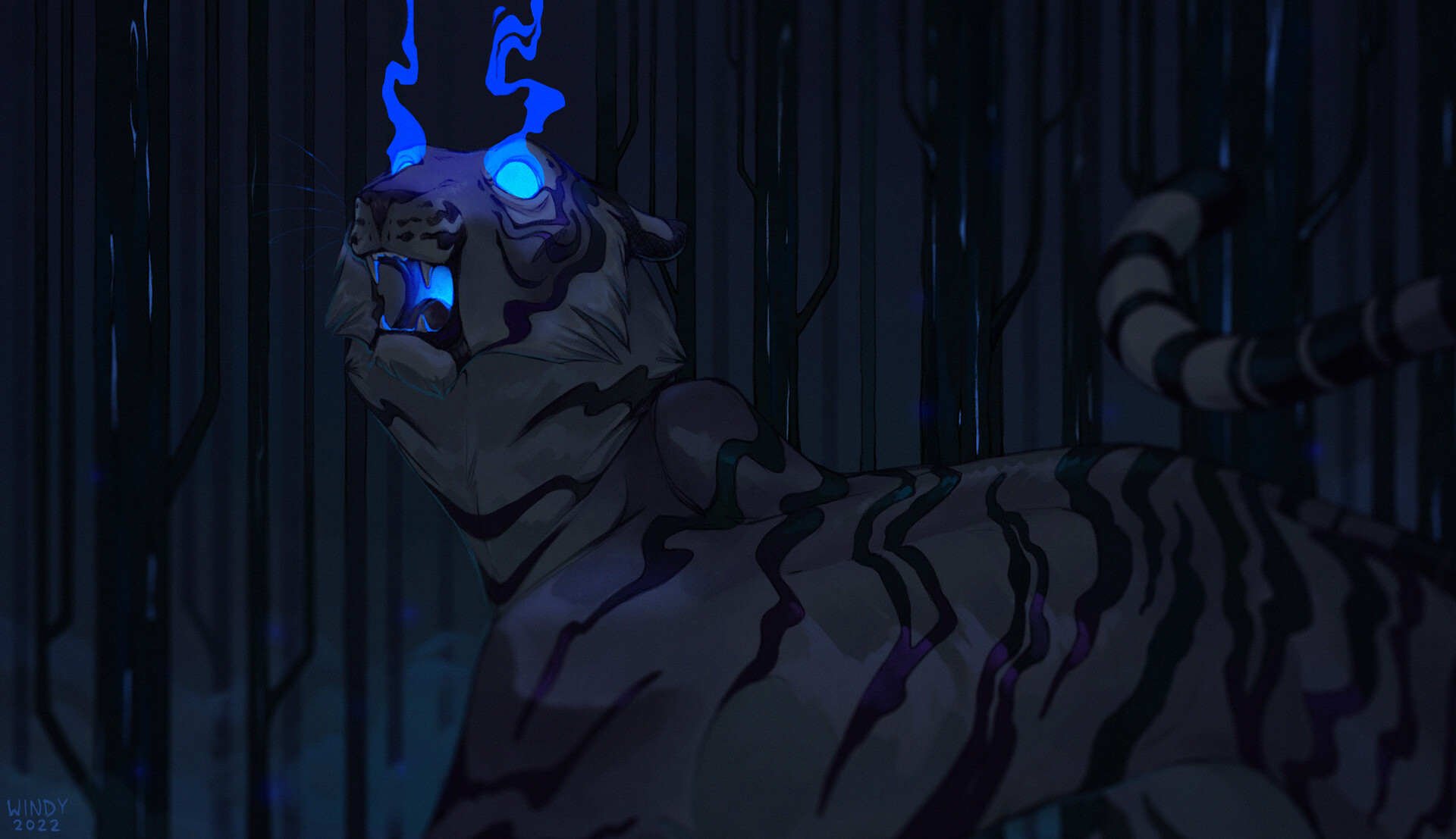ArtStation - ghost tiger