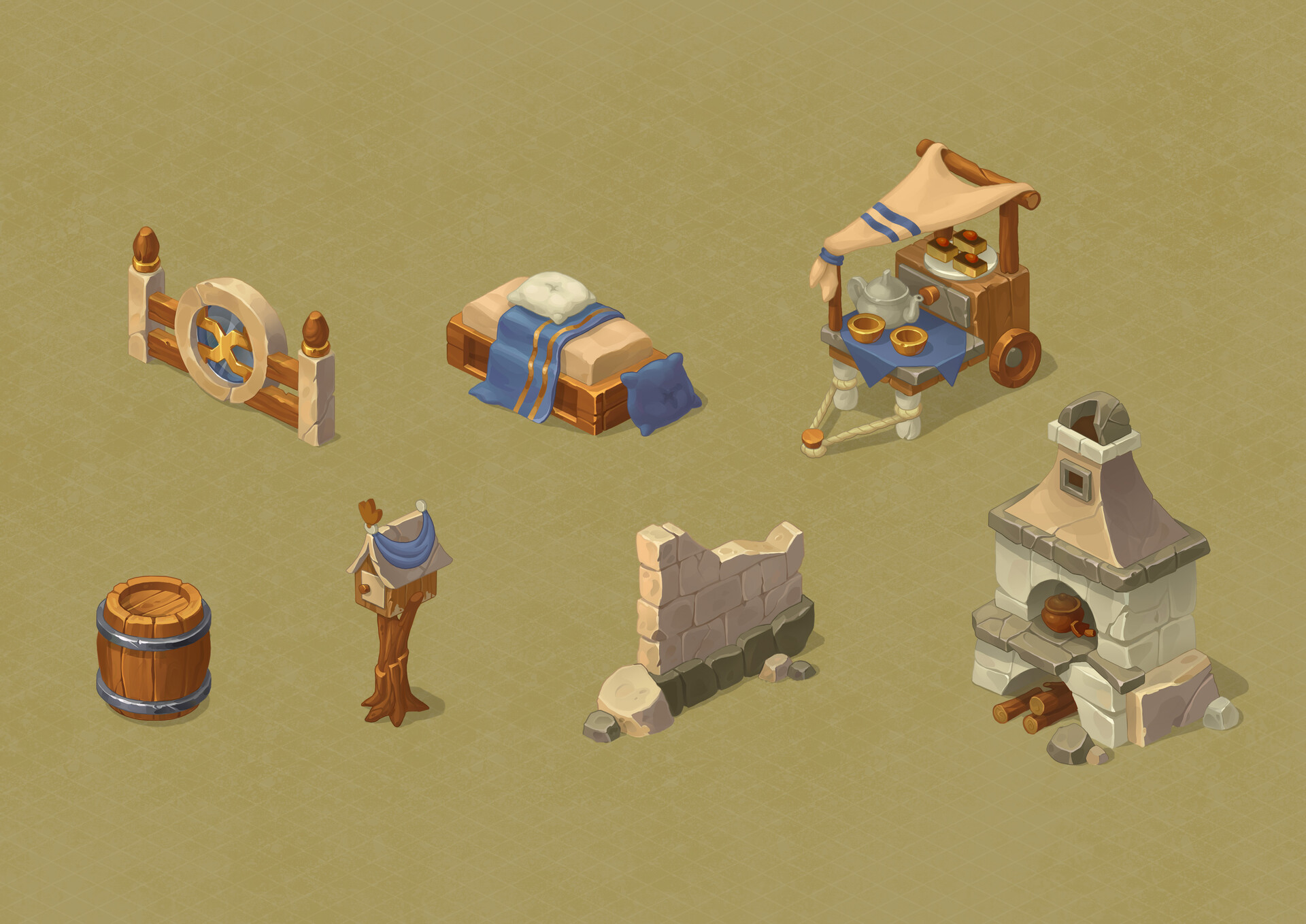 ArtStation - Isometric game assets