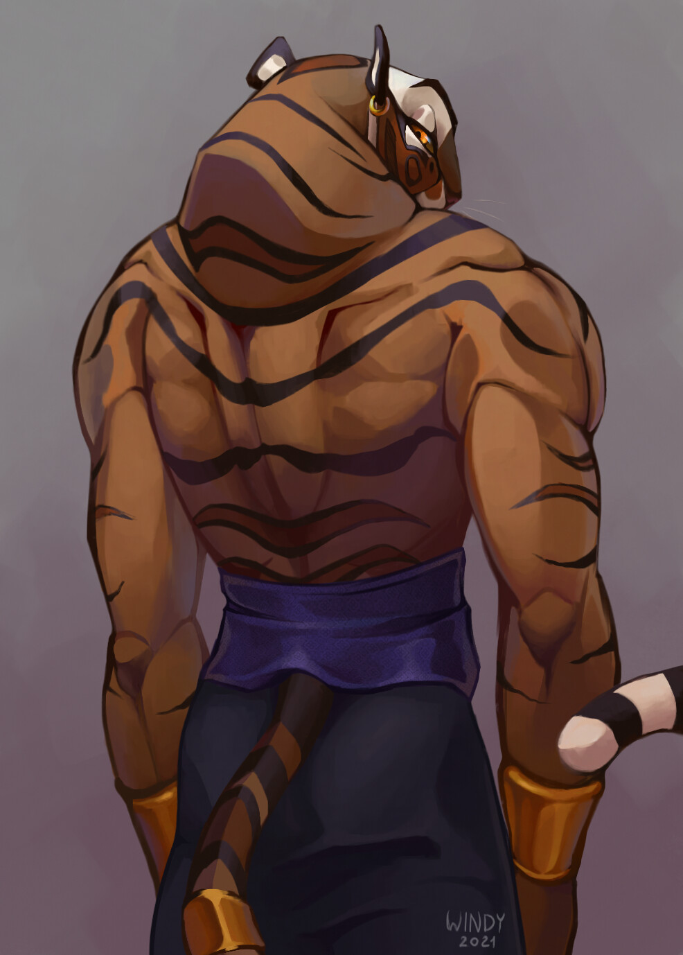 ArtStation - tiger portrait