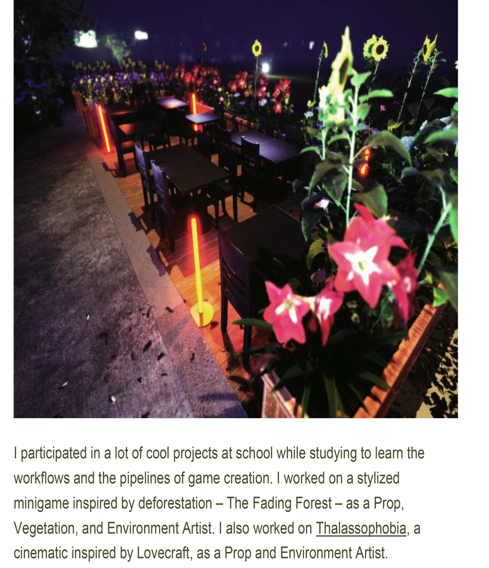 Loiseau Ronaldo - Making a Cozy Outdoor Cafe Environment in Maya ...