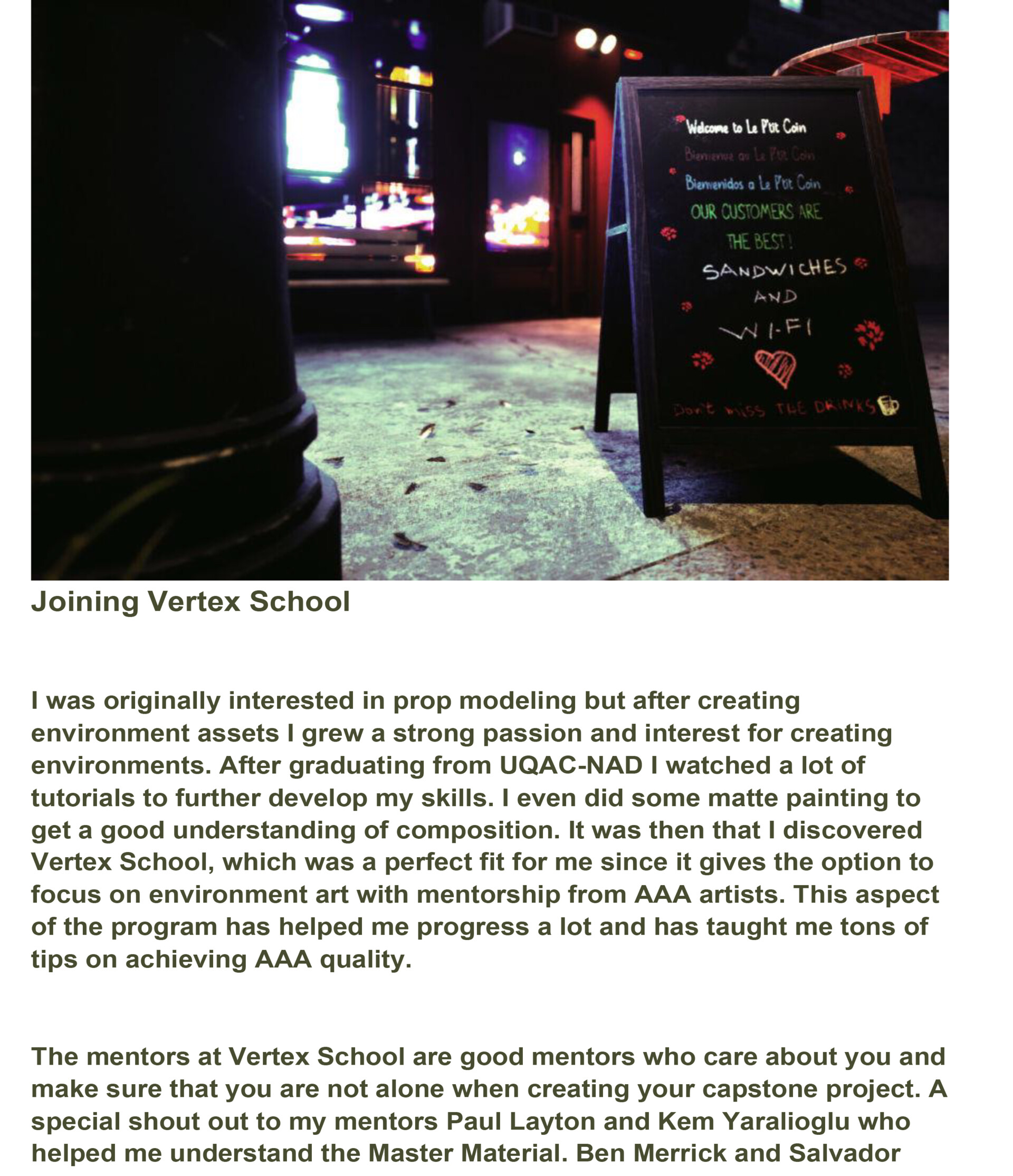 Loiseau Ronaldo - Making a Cozy Outdoor Cafe Environment in Maya ...