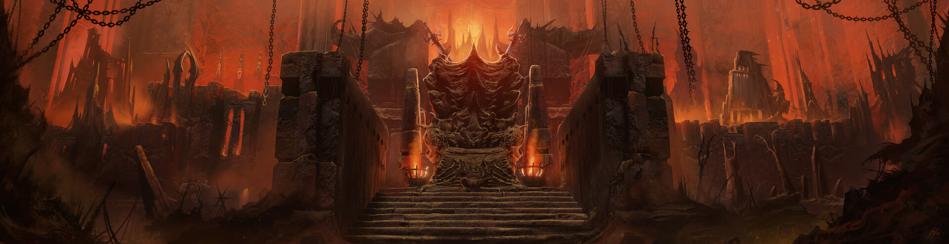 ArtStation - blood and doom GM screen!