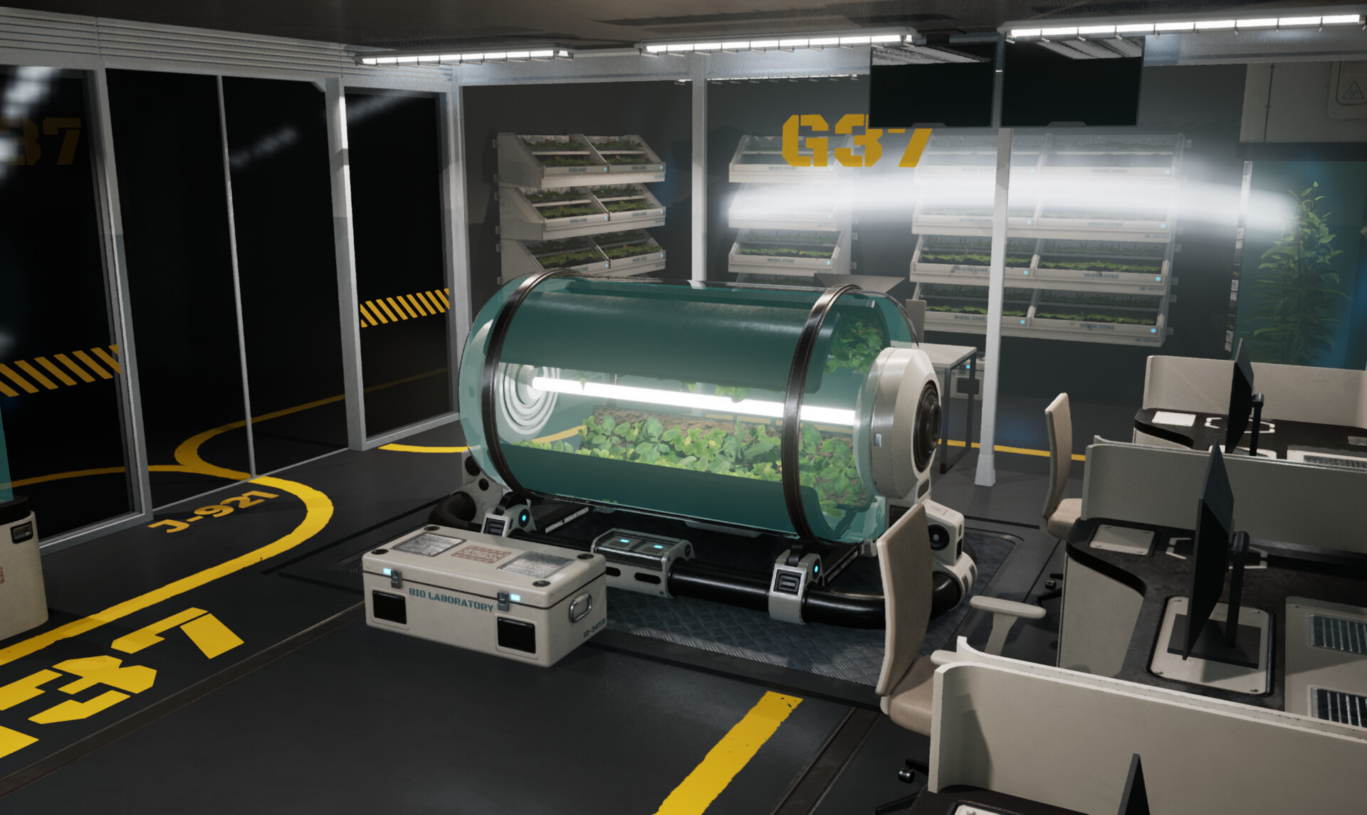 YAUHENI MESHCHARAKOU - A Sci-Fi model of an underground hydroponic ...