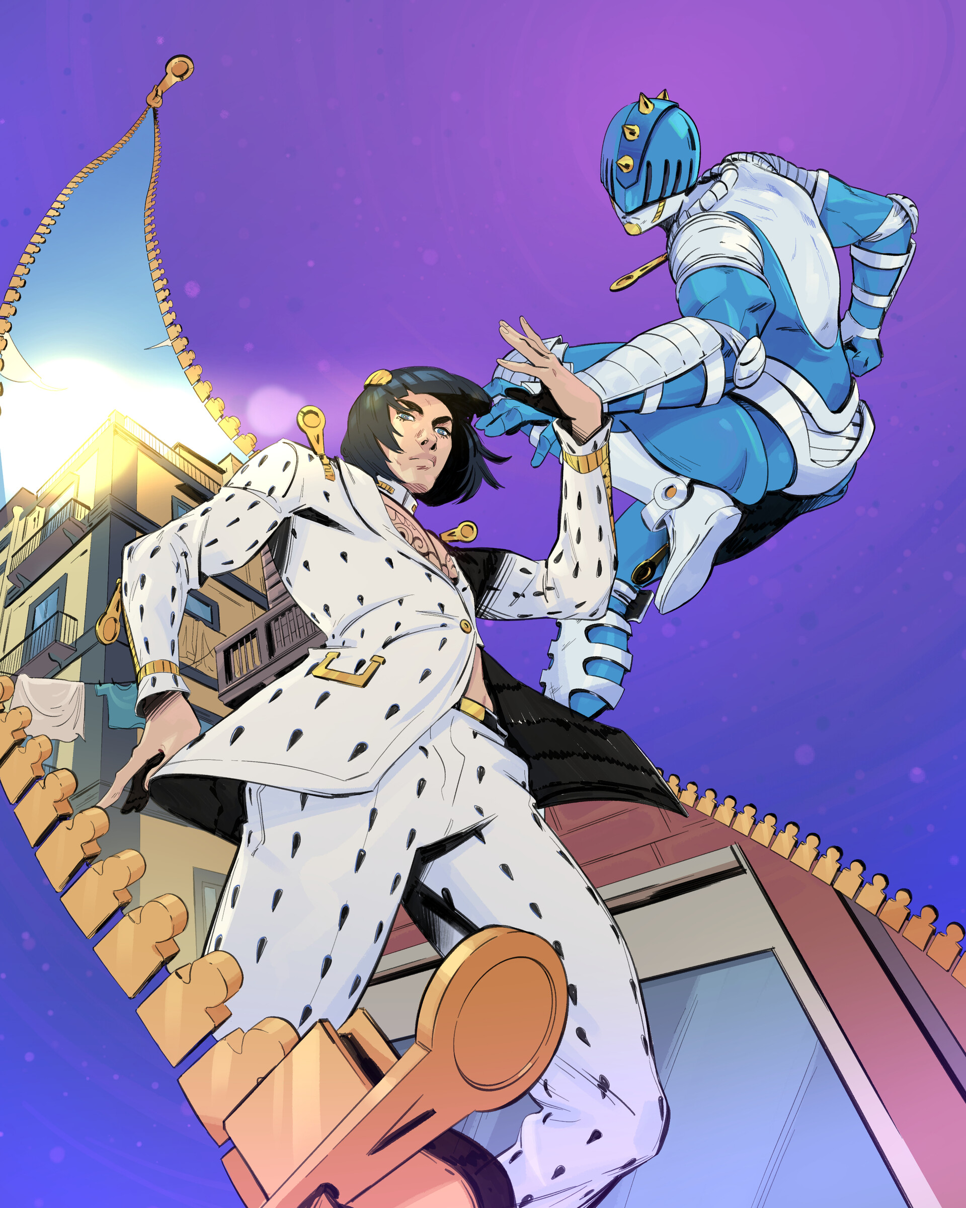 ArtStation - JoJo Vento Aureo - Bruno Bucciarati