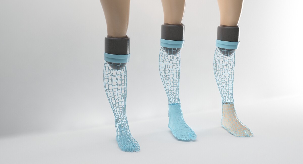 Martyna M - personalized covers for shank prosthesis