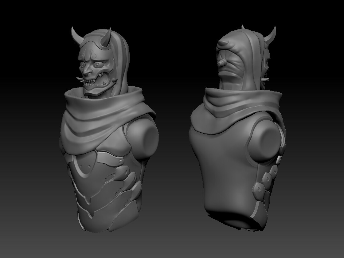 ArtStation - GENJI CYBERDEMON WIP