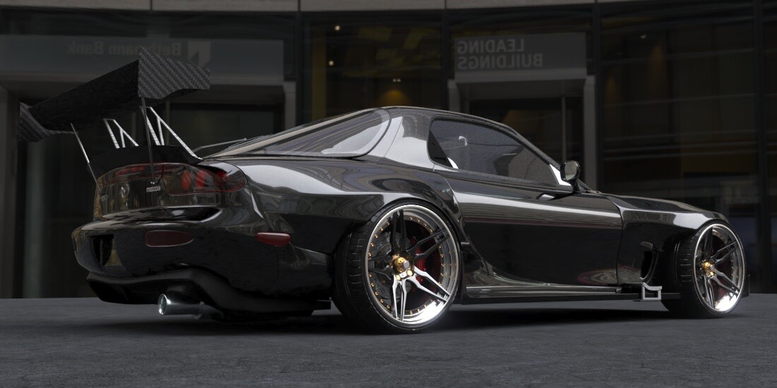 ArtStation - Mazda RX-7