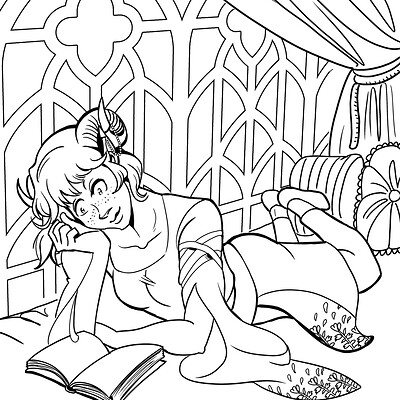 jester coloring book