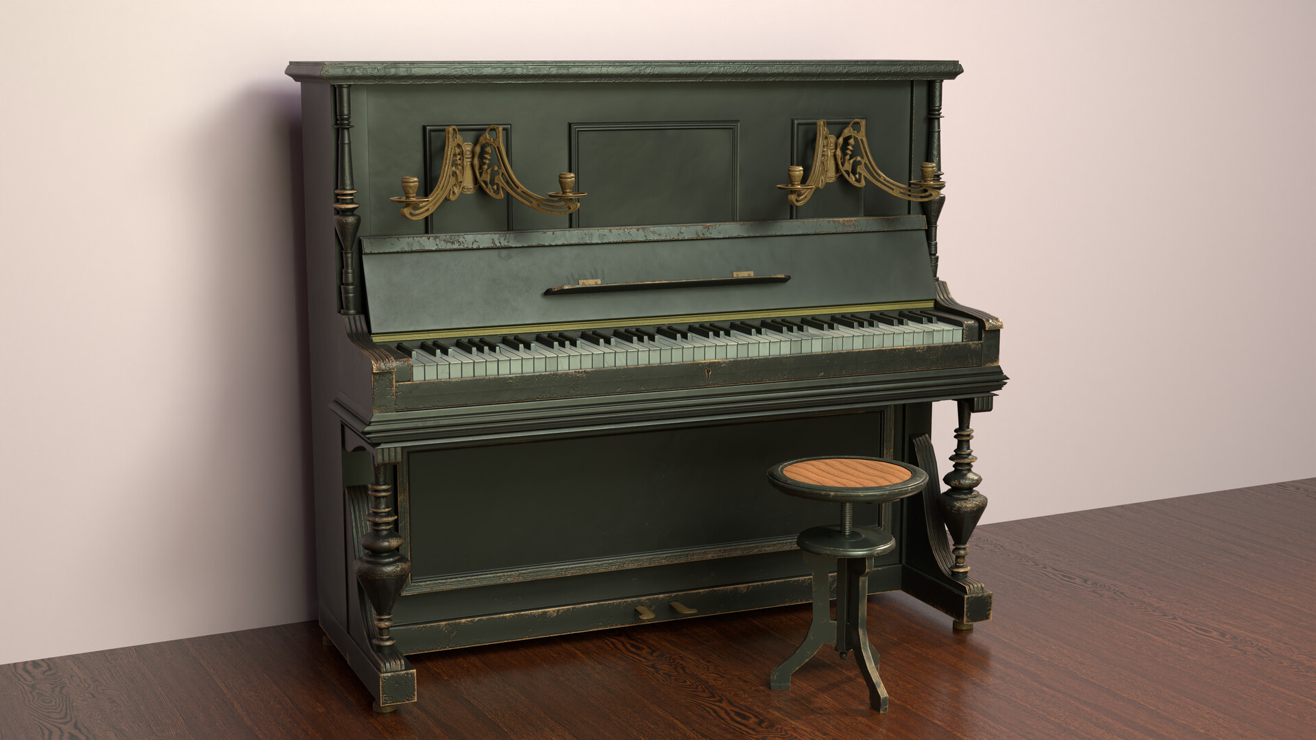 ArtStation - Piano and chair