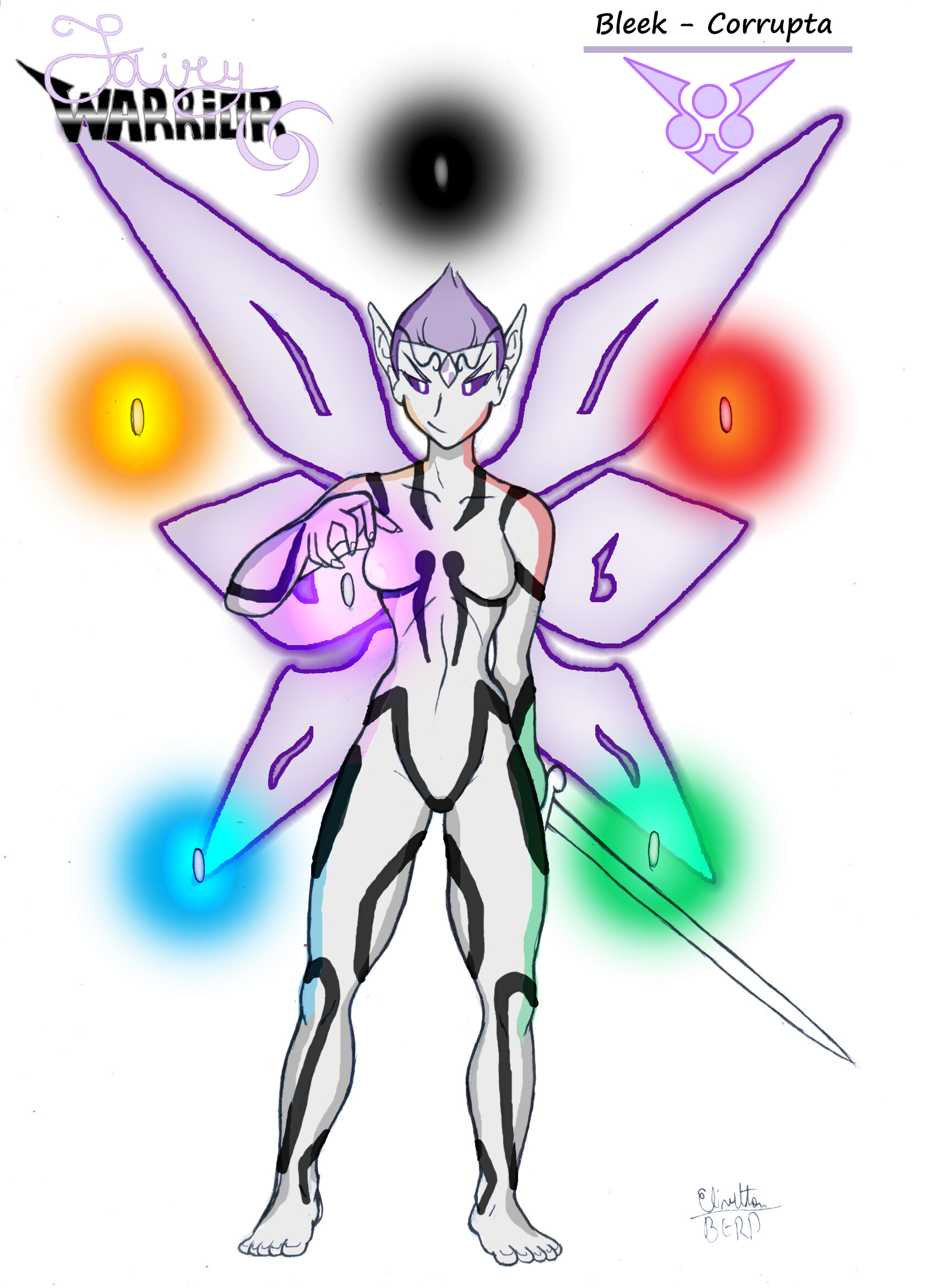 ArtStation - Fairy Warrior - Bleek - Fulled Corrupted