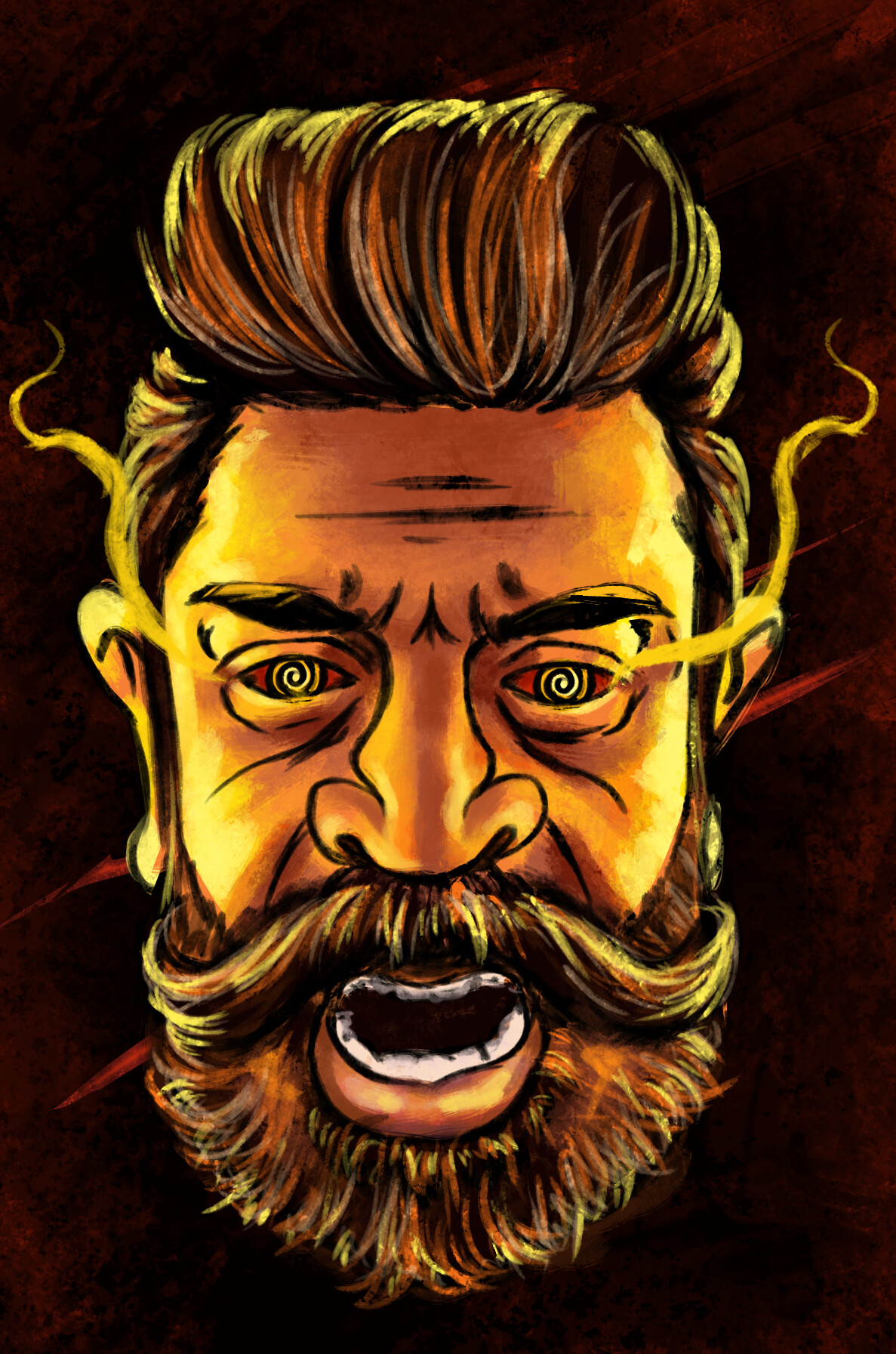 ArtStation - Character art - Evil Illusion