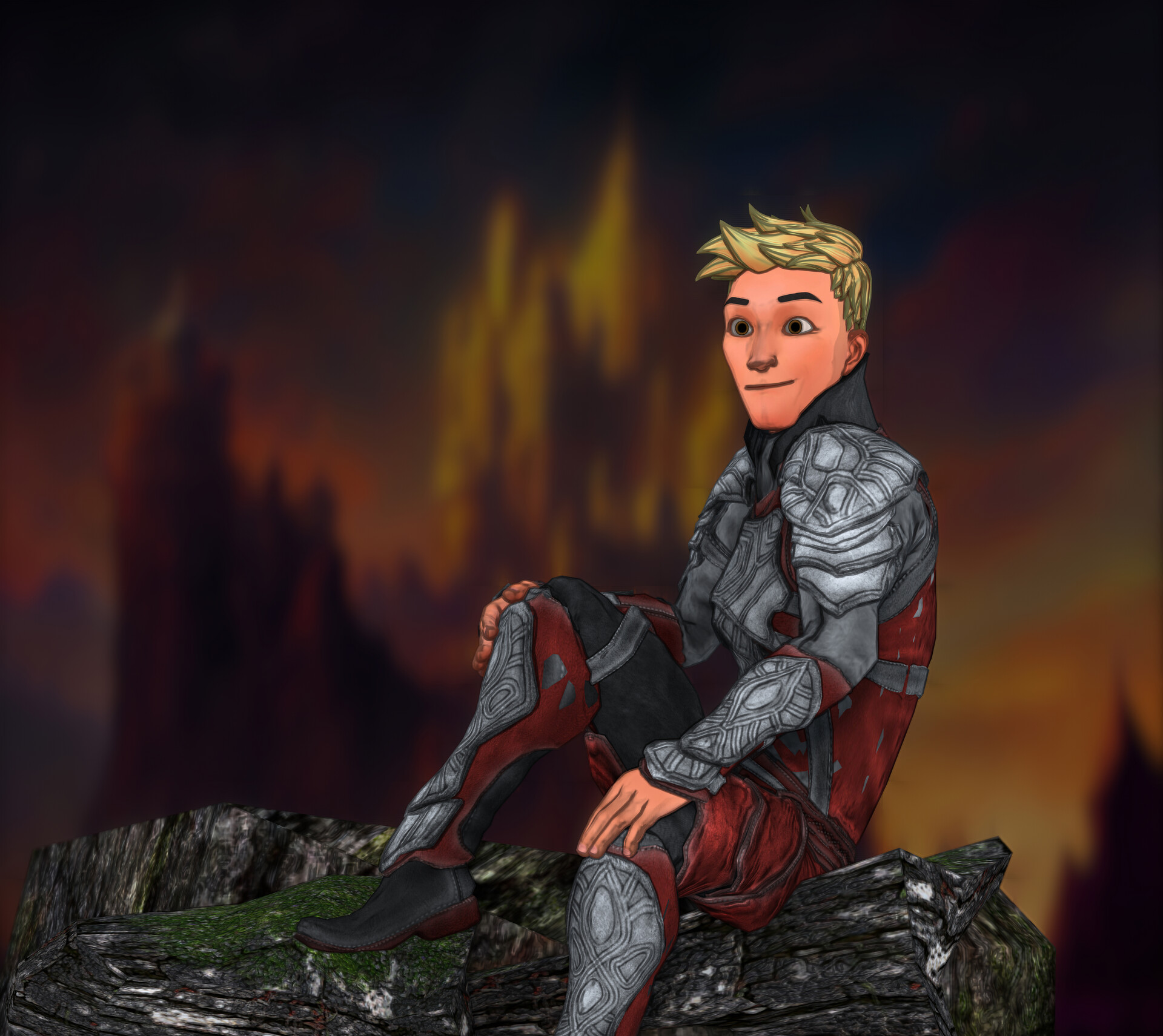 ArtStation - Soren on a Hilltop