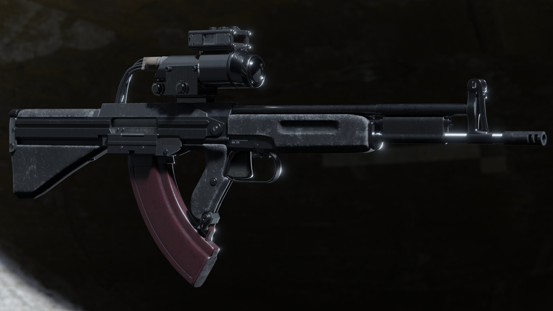 ArtStation - TKB-408-B 'Smart' Bullpup Assault Rifle (Personal Project)